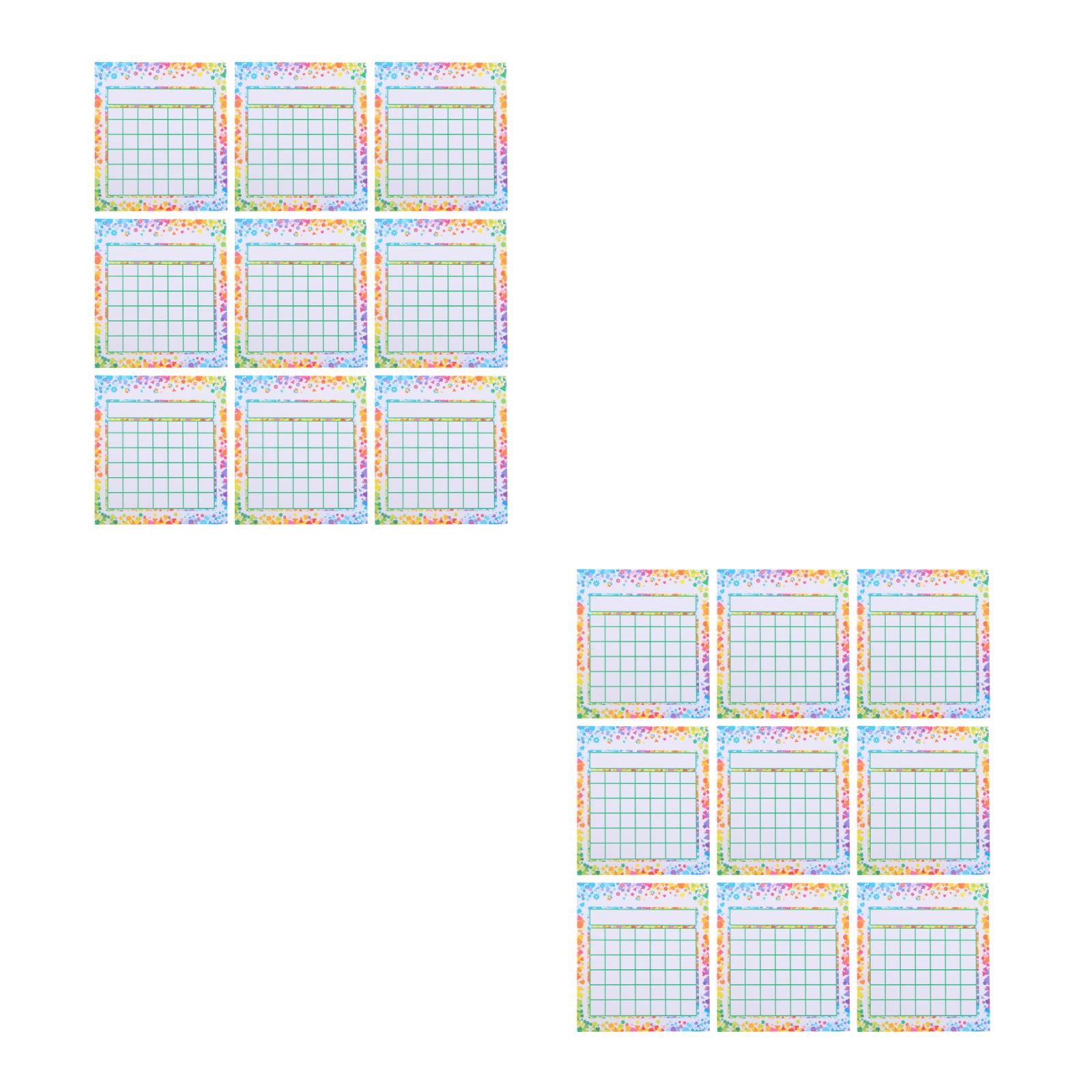 HOMEMAXS 2pcs Incentive Chart Behavior Reward Chart 50pcs Kids ...