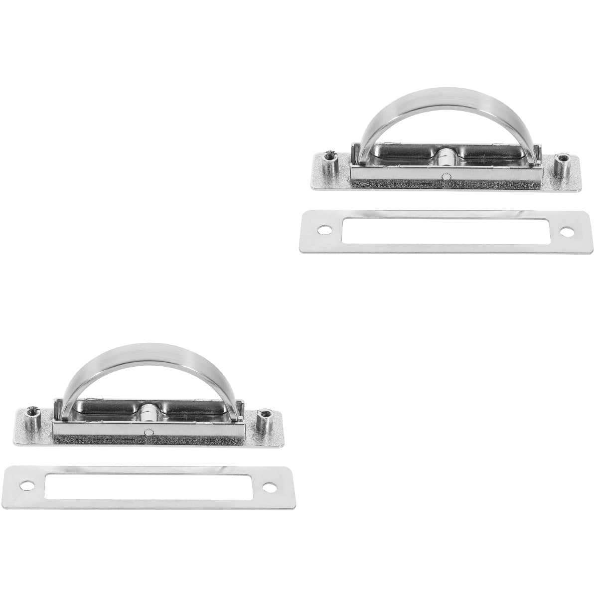 HOMEMAXS 2pcs Metal Drawer Handle Hidden Cabinet Handle Drawer Pull ...