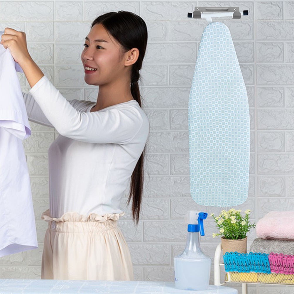 HOMEMAXS 2pcs Ironing Board Holder Organizer Wall Mount Ironing Board ...