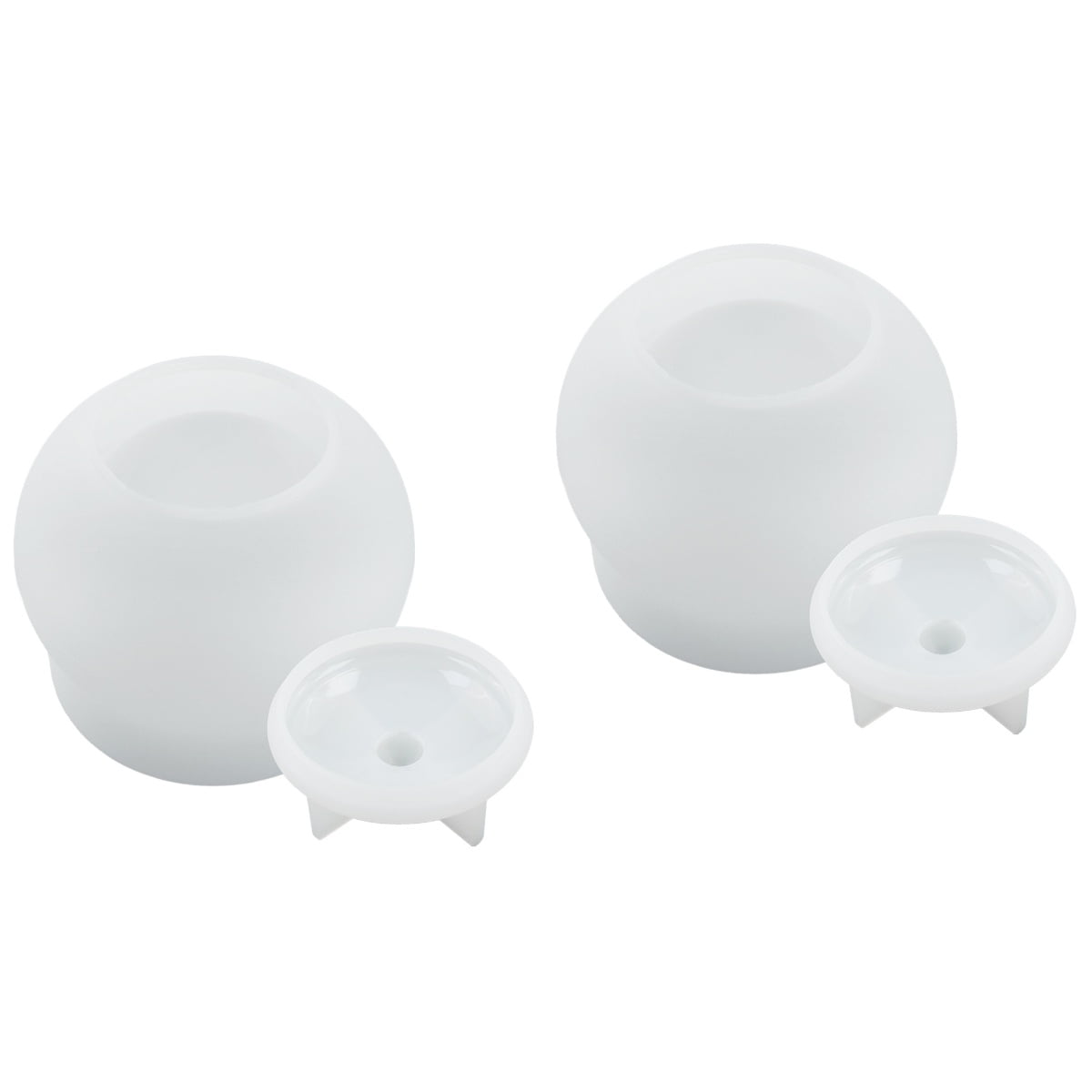 HOMEMAXS 2pcs Jewelry Organizer Jar Mold Silicone Jar Shape DIY Craft ...