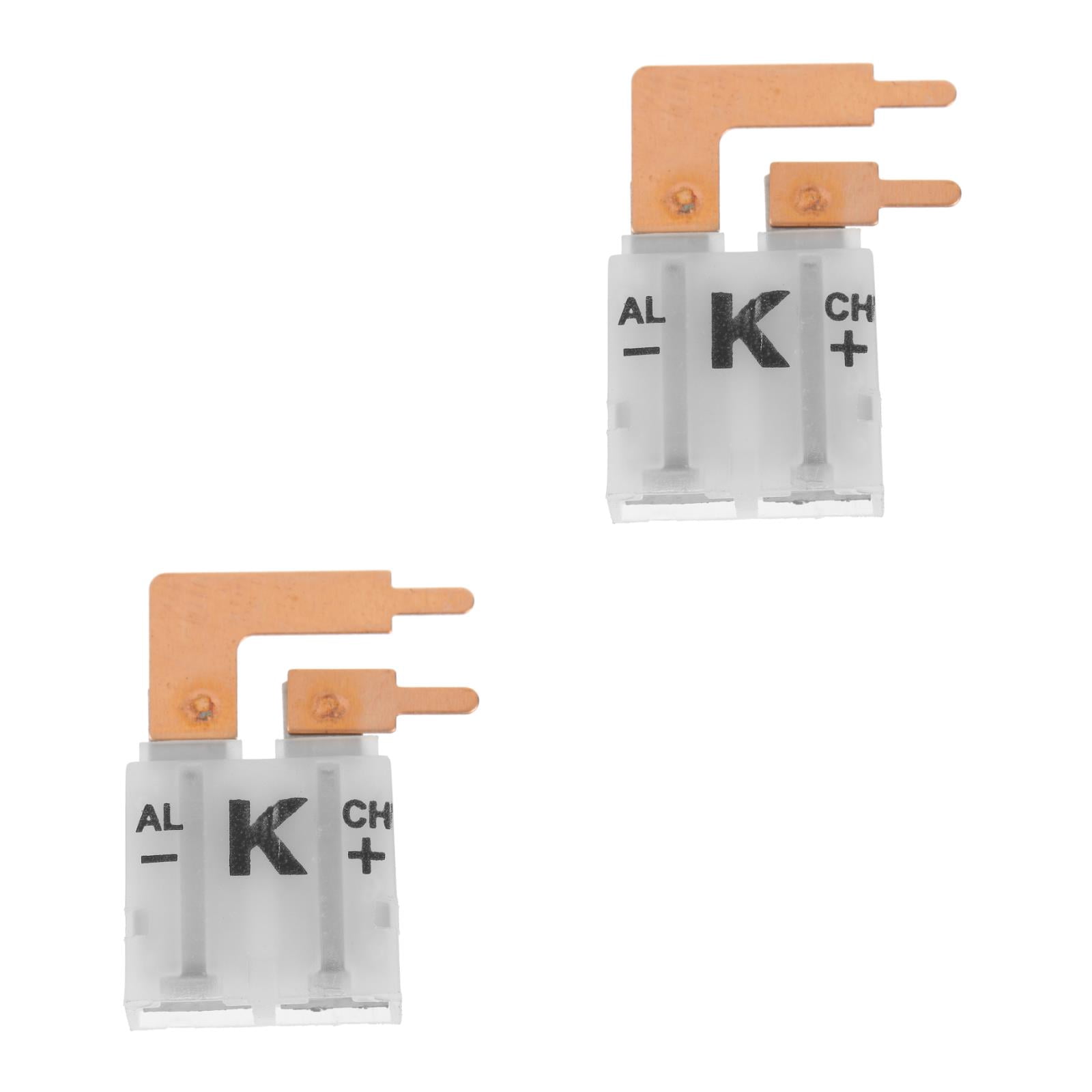 HOMEMAXS 2pcs K-type Thermocouple Connector Adapter Cable Connector K ...