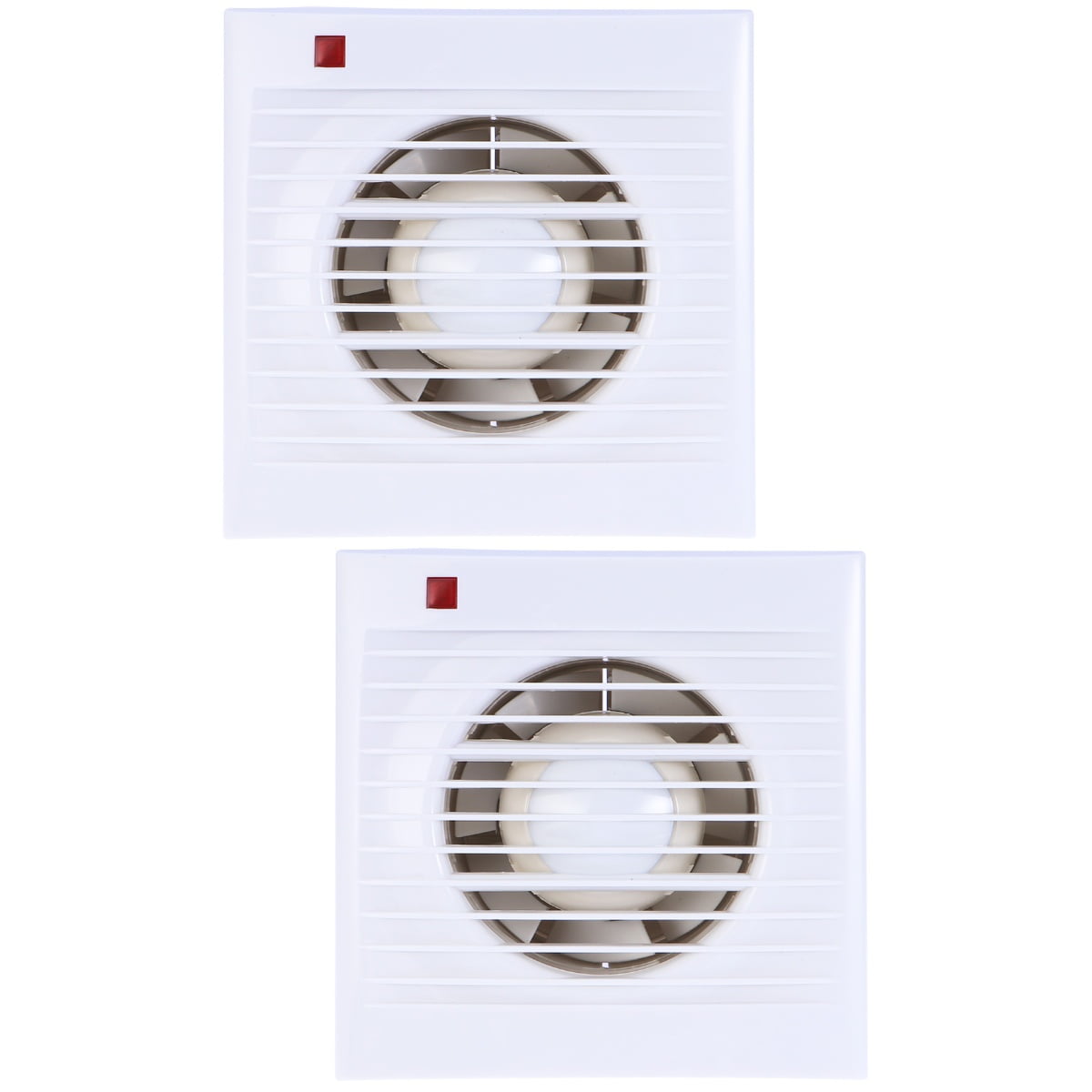 HOMEMAXS 2pcs KHG-100 Mute Wall Extractor Exhaust Fan Window Waterproof ...