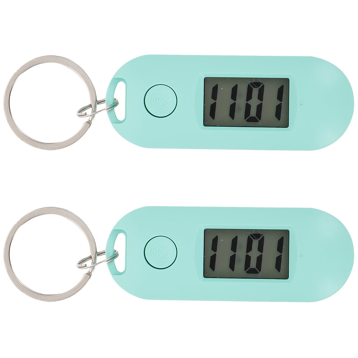 HOMEMAXS 2pcs Keychain Hanging Watch Key Ring Digital Watch Students ...