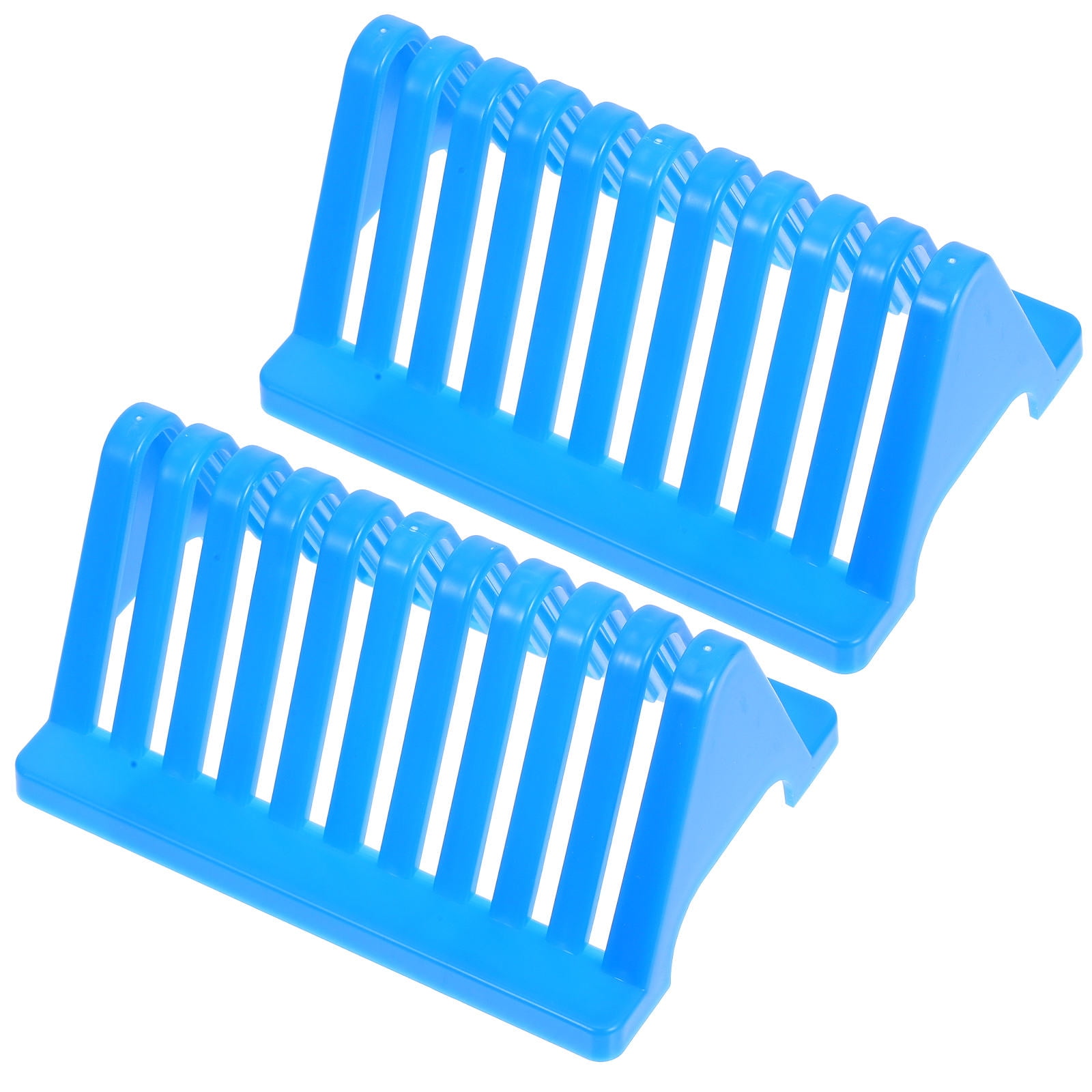 HOMEMAXS 2pcs Laboratory Microscope Slides Drying Rack Plastic Holder ...