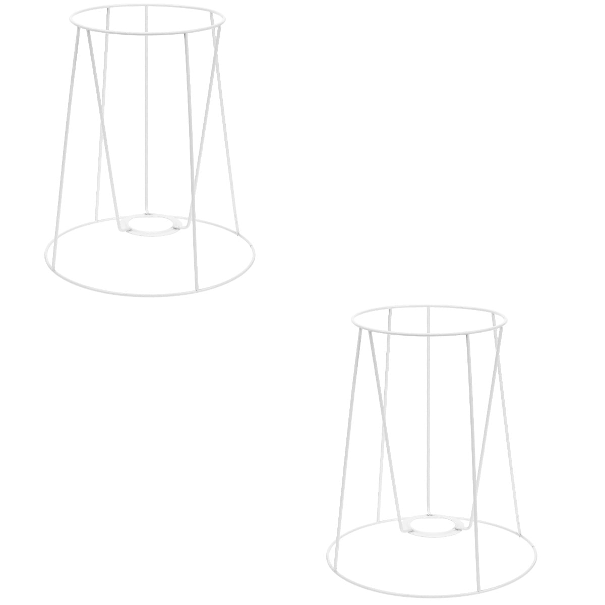 HOMEMAXS 2pcs Lampshade Frame Table Lamp Frame Desk Lamp DIY Frame Lampshade Making Supply ...