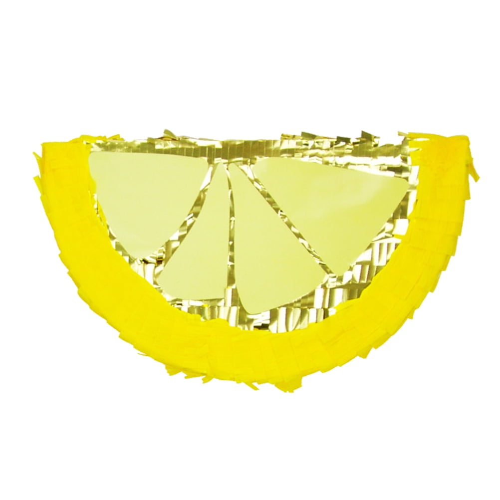 HOMEMAXS 2pcs Lemon Shaped Pinata Toy Carnivals Traditional Mexican ...