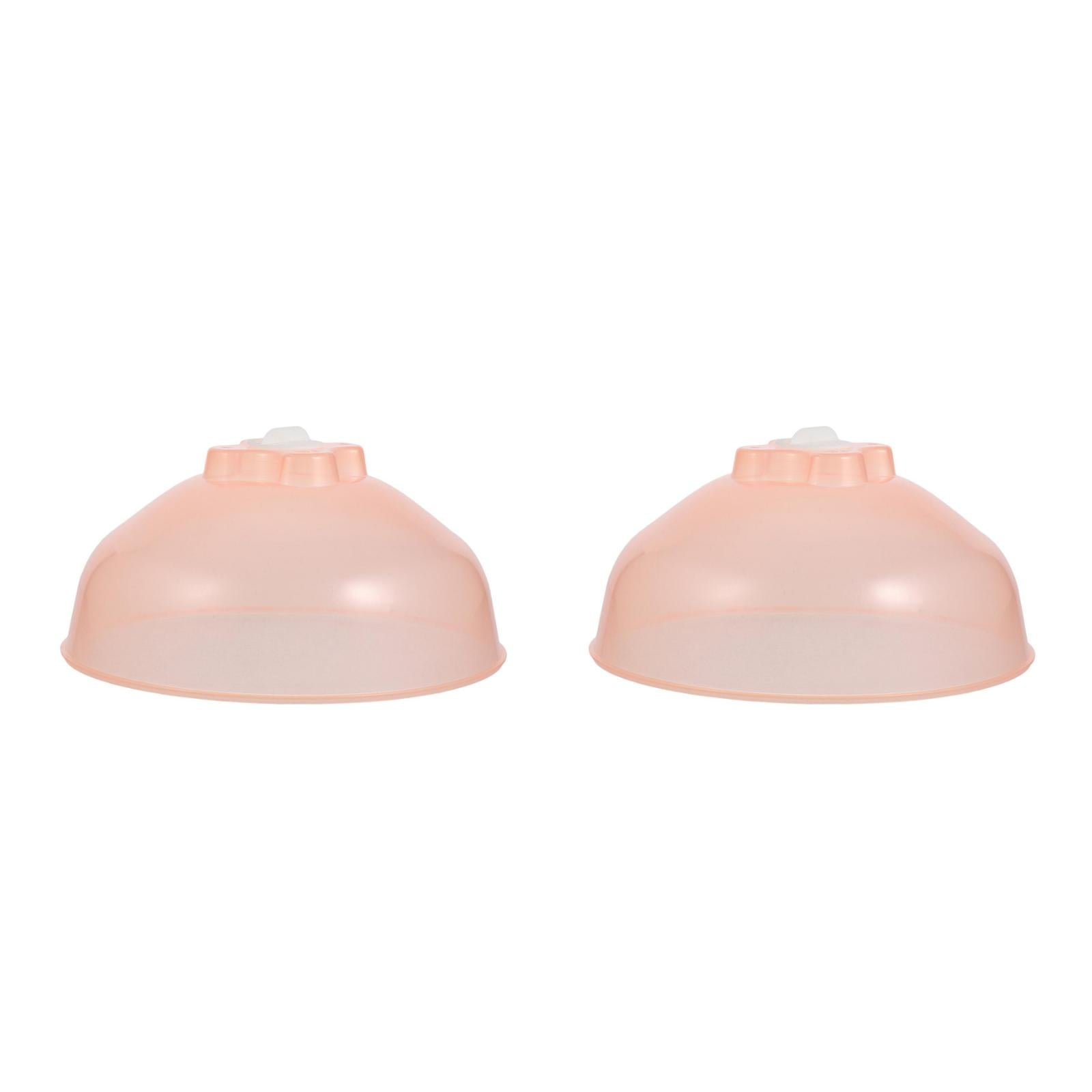 HOMEMAXS 2pcs Microwave Food Cover Transparent Splatter Guard Lid ...