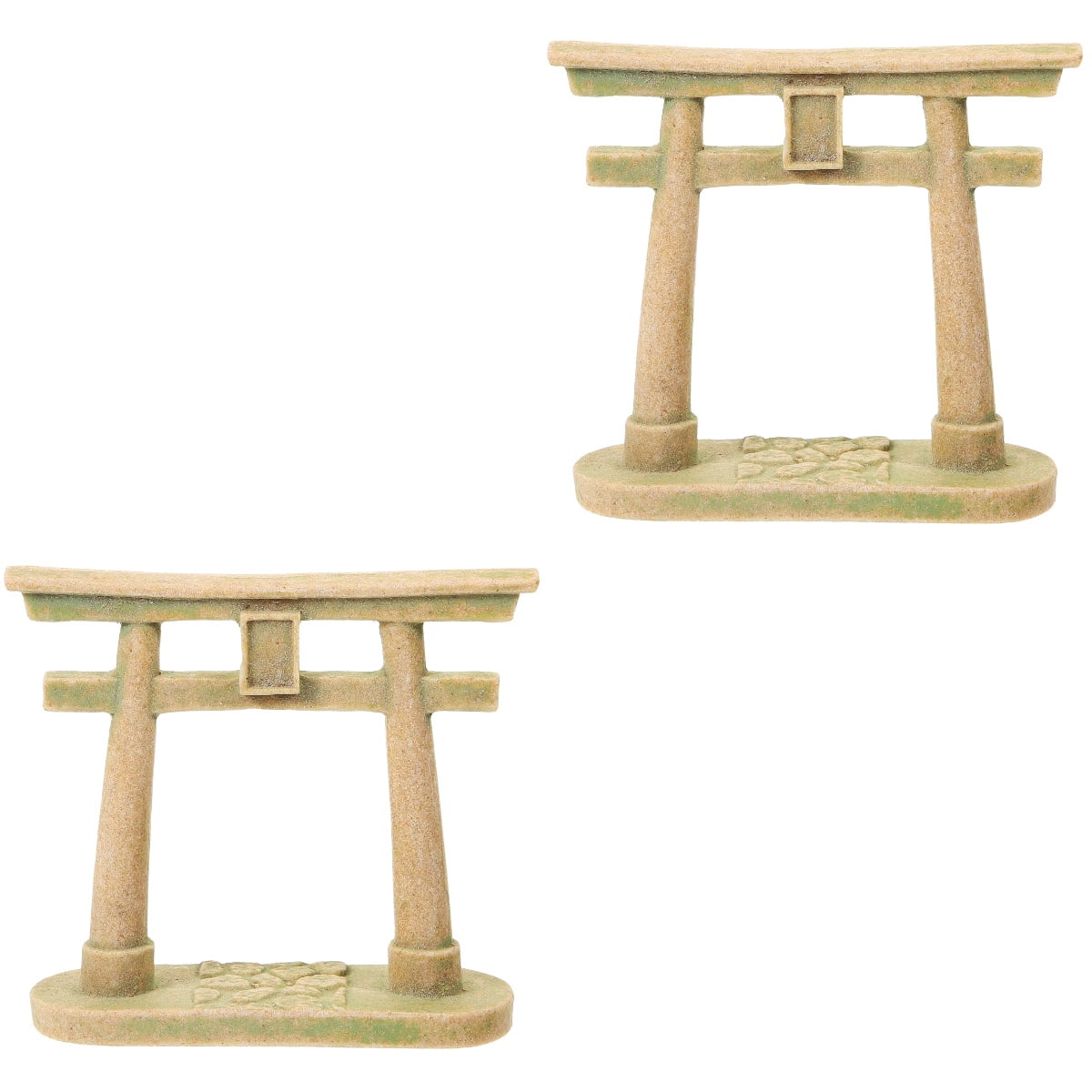HOMEMAXS 2pcs Mini House Japanese Torii Gate Model Miniature Gate Prop ...