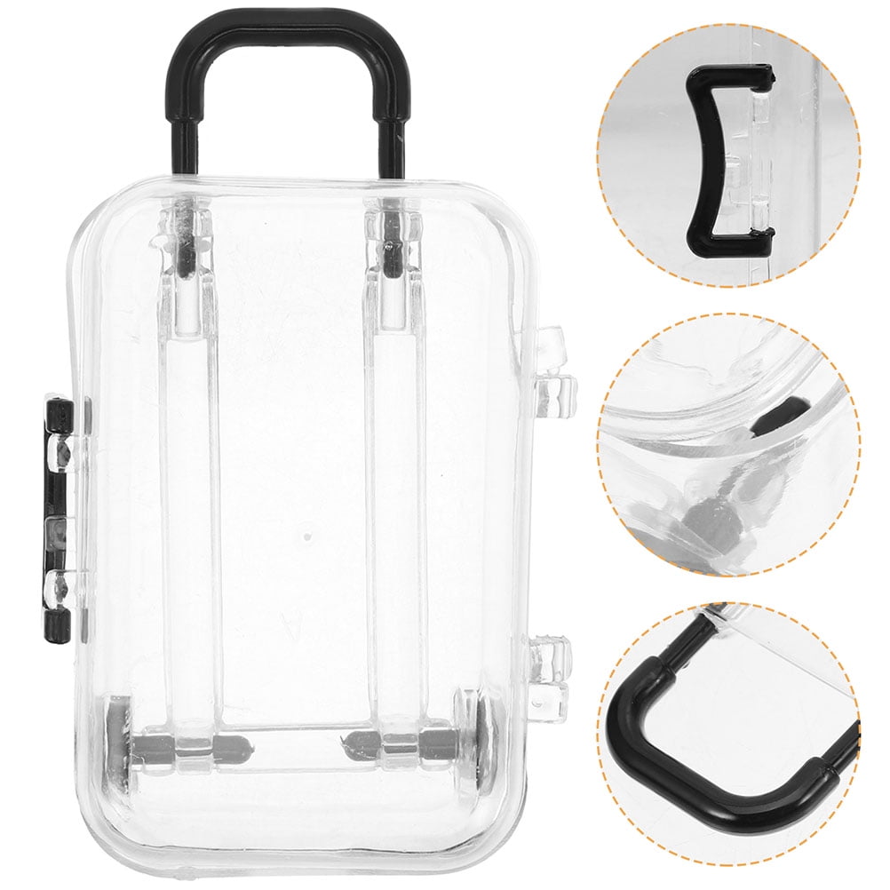 HOMEMAXS 2pcs Mini Suitcase Favor Boxes Mini Suitcases For Party Favors ...