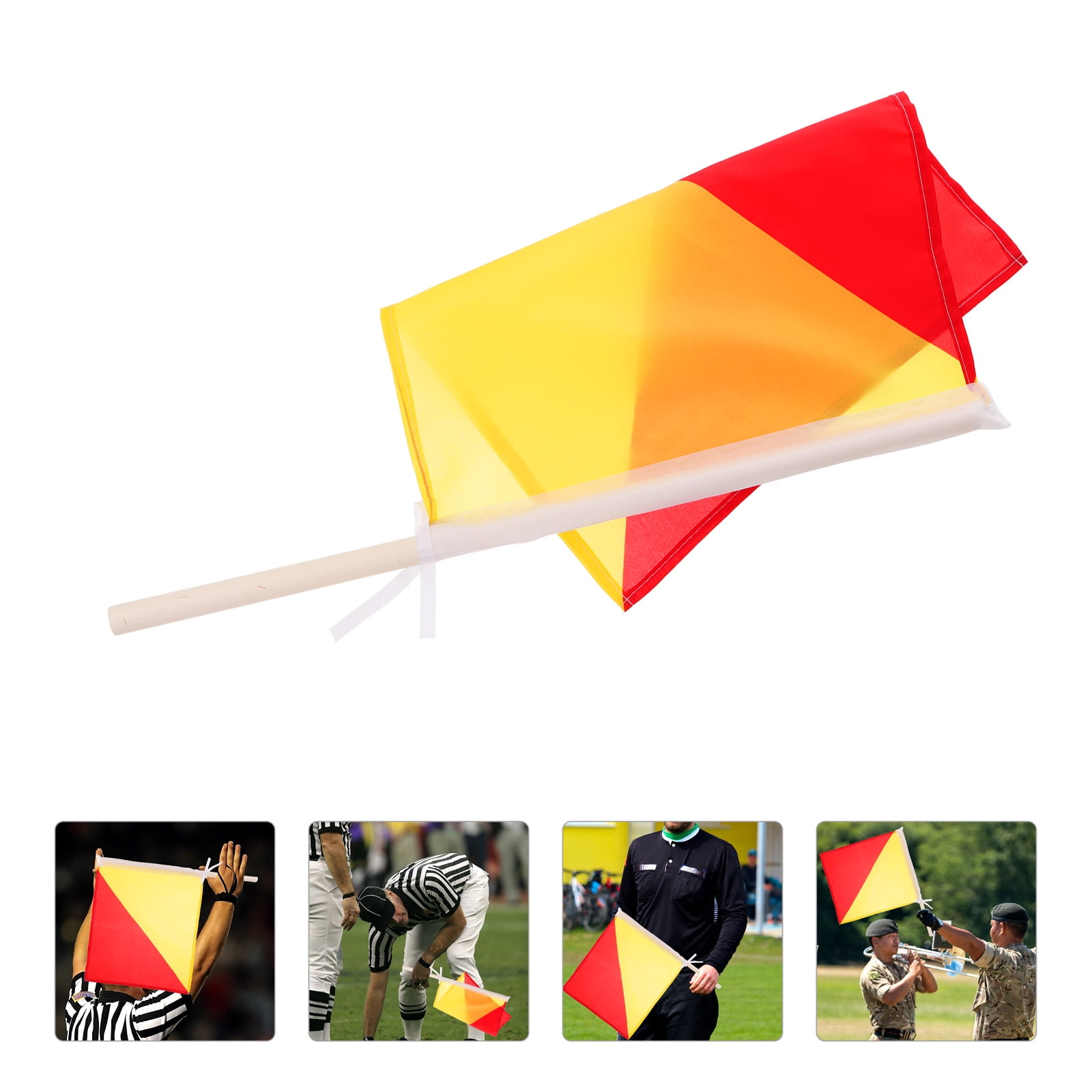 HOMEMAXS 2pcs Multi-function Commanding Flag Signal Flag Game Signal ...