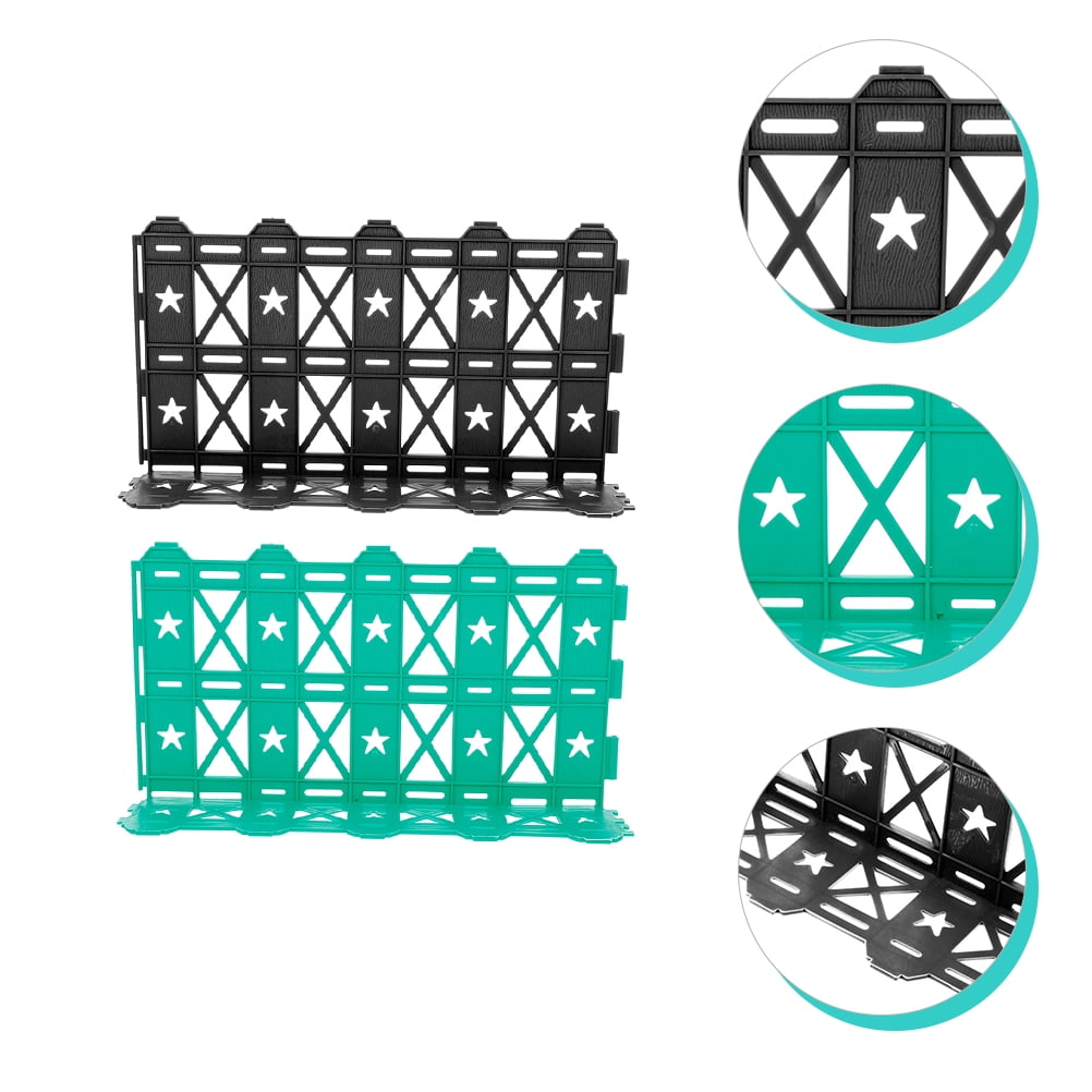 2pcs Multi-functional Baffle Fences Fresh Food Zones Display Racks ...