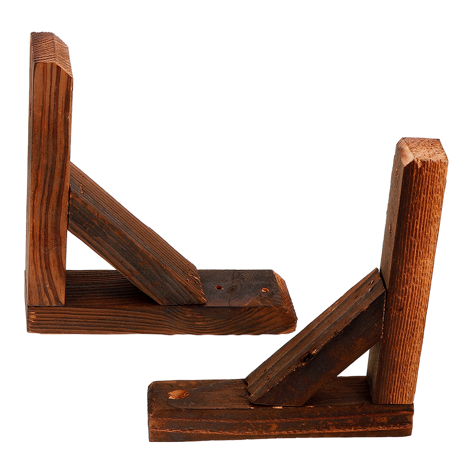 HOMEMAXS 2pcs Multi-use Fence Post Support Wood Yard Fence Fixing Base ...