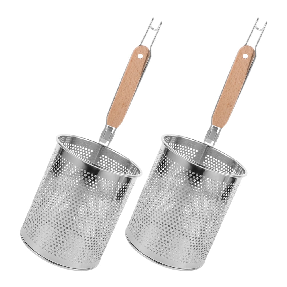 HOMEMAXS 2pcs Noodle Strainer Spaghetti Strainer Spoon Food Strainer ...