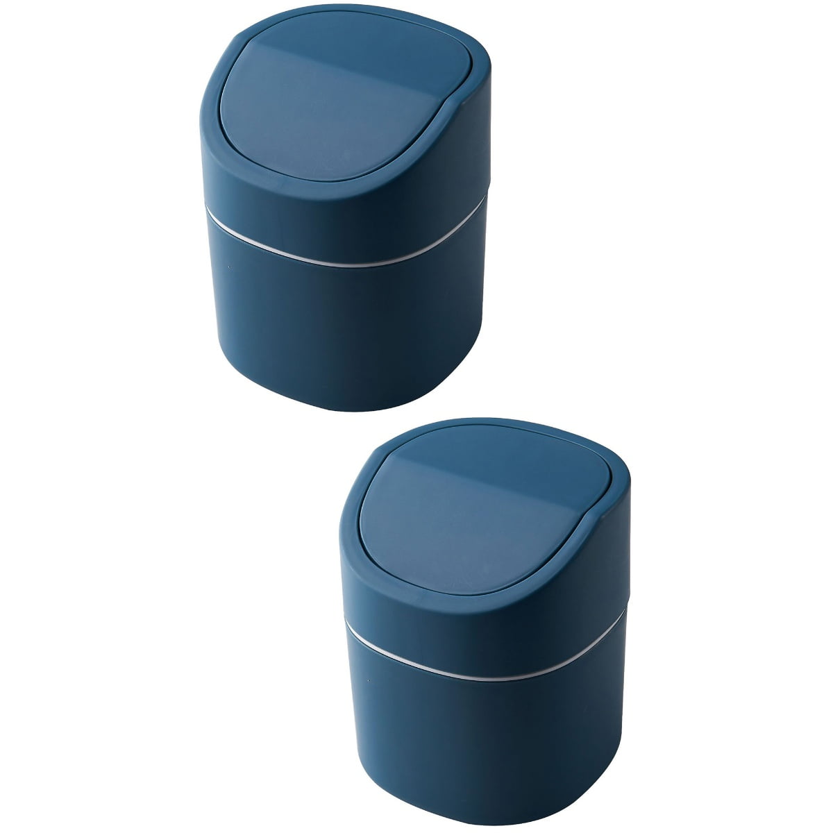 HOMEMAXS 2pcs Nordic Style Small Waste Bucket Desktop Mini Trash Can ...