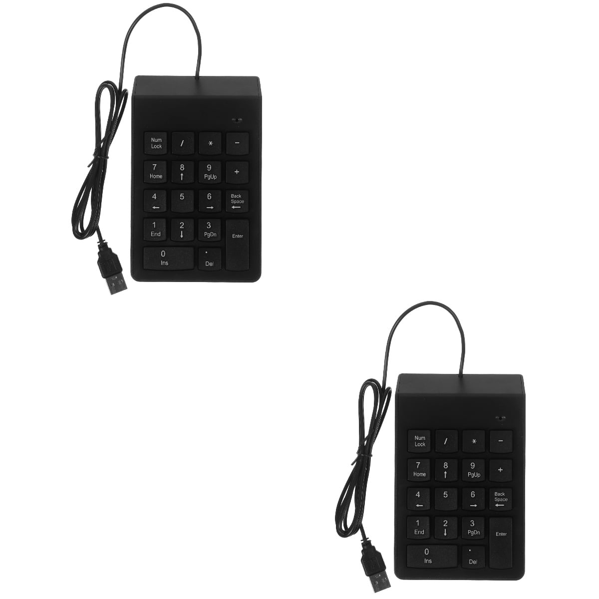 2pcs Numeric Keypad Portable Keyboard For Laptop 19 Keys Keyboard ...