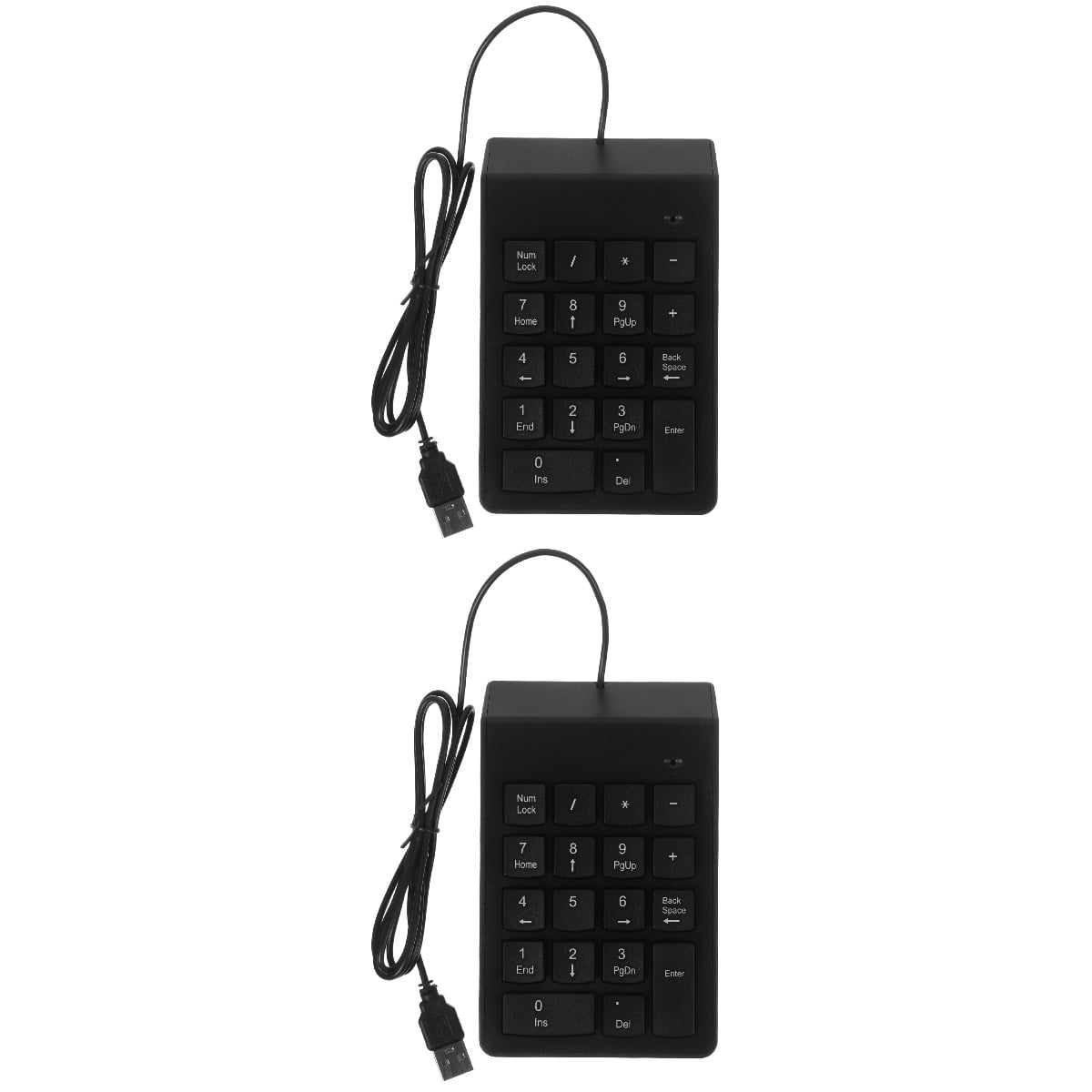 HOMEMAXS 2pcs Numeric Keypad Portable Keyboard For Laptop 19 Keys Keyboard Number Pad - Walmart.com