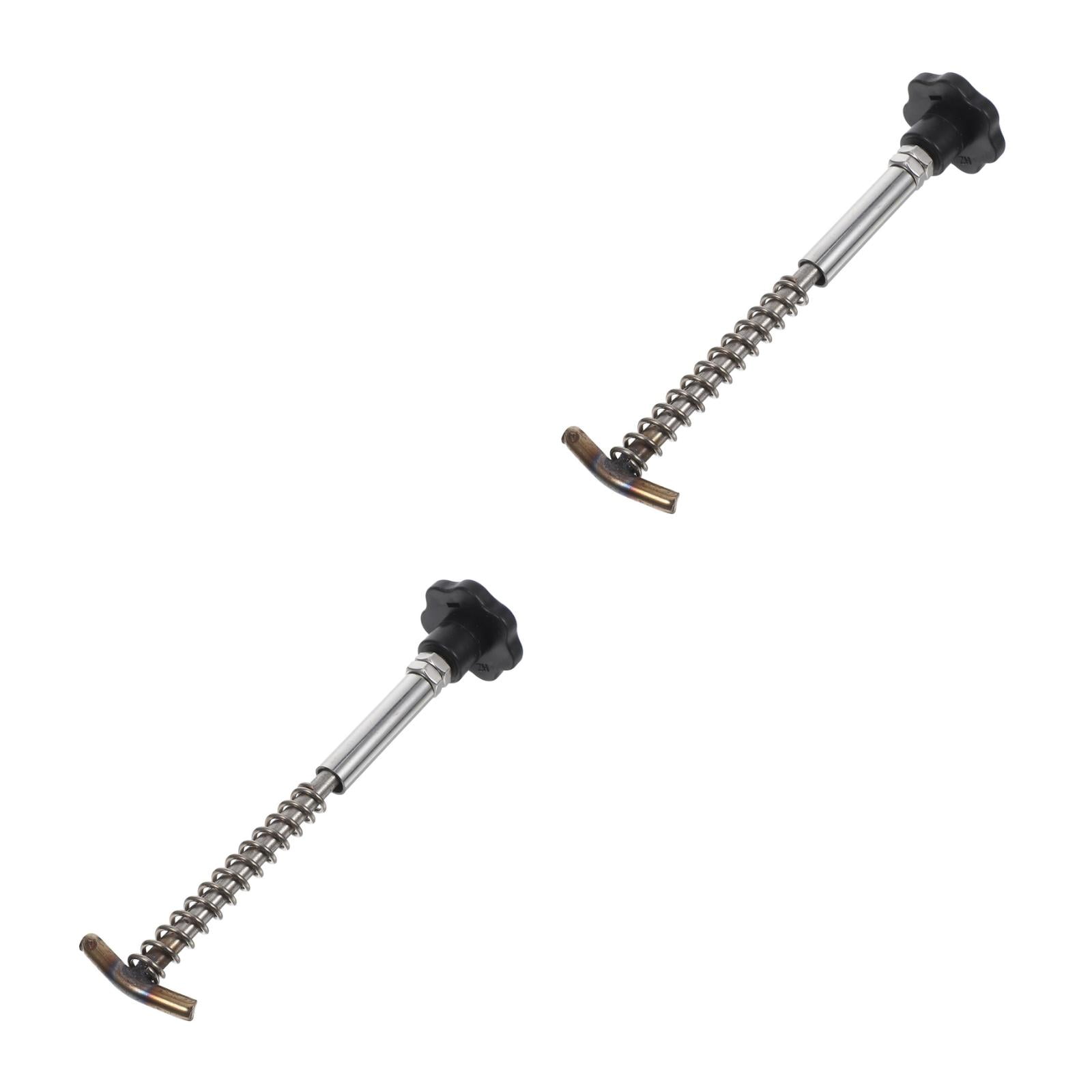 HOMEMAXS 2pcs Pig Feeding Bowl Holder Rod Stainless Steel Farm Animal ...