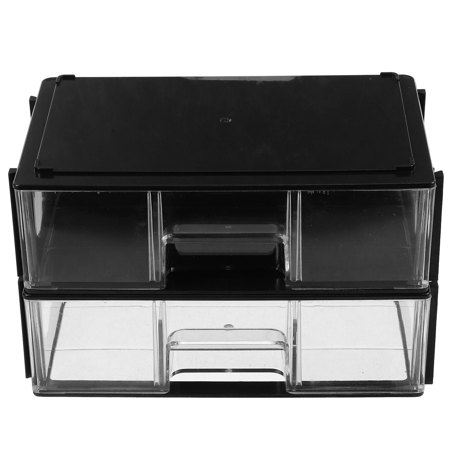 HOMEMAXS 2pcs Plastic Drawers Organizer Drawer Storage Desktop Drawers ...