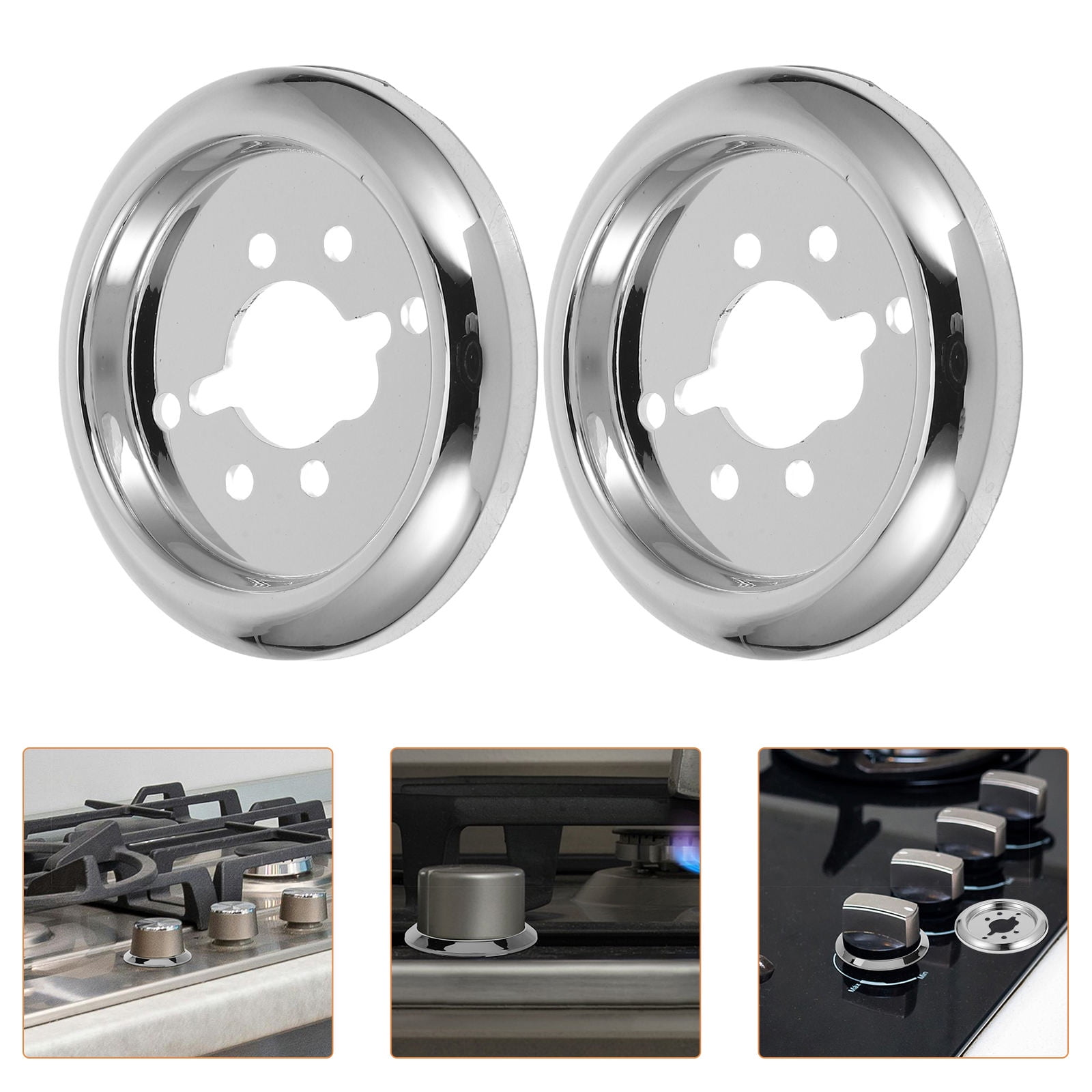 HOMEMAXS 2pcs Plastic Gas Stove Control Knob Base Plastic Gas Knob ...