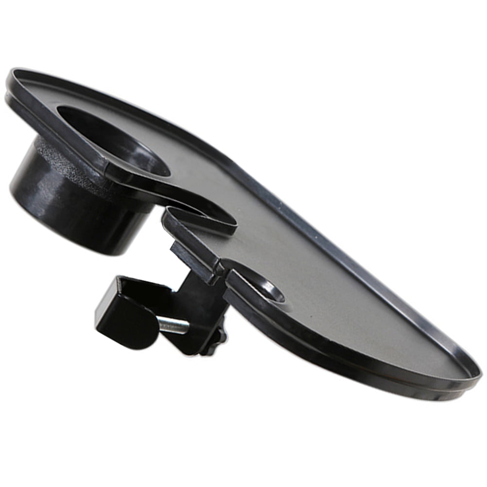 HOMEMAXS 2pcs Plastic Microphone Stand Tray Clamp-on Microphone Rack ...