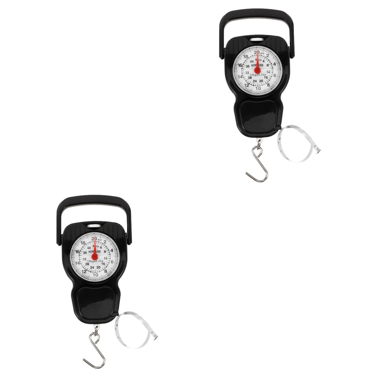 2pcs Portable Mini Scale 20 Kg Heavy Duty Hanging Scale for Home Farm ...