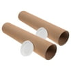 Poster Tubes with Caps Storage Large Round Cardboard Postal Tube ...