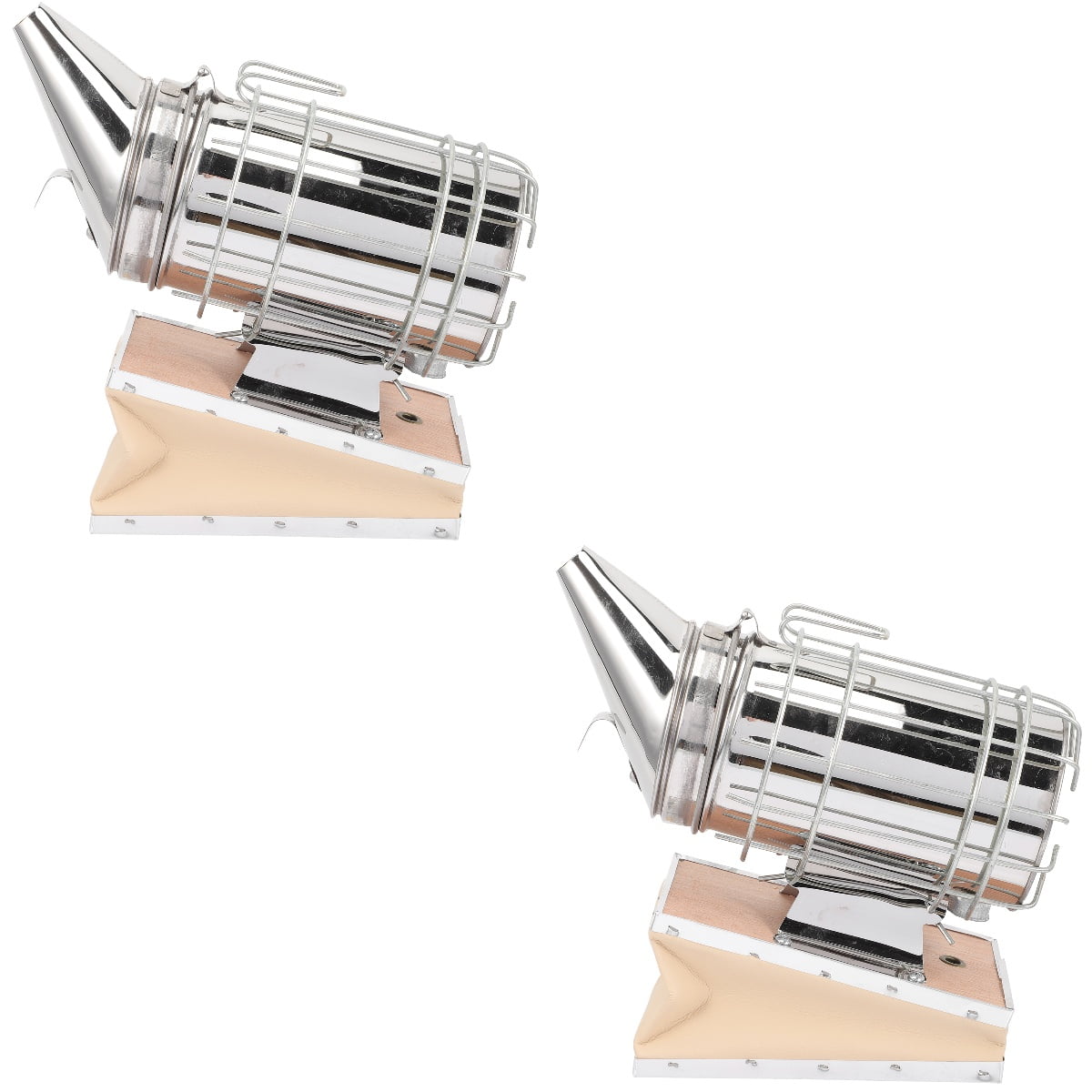 HOMEMAXS 2pcs Premium Bee Hive Smoker Practical Stainless Steel ...