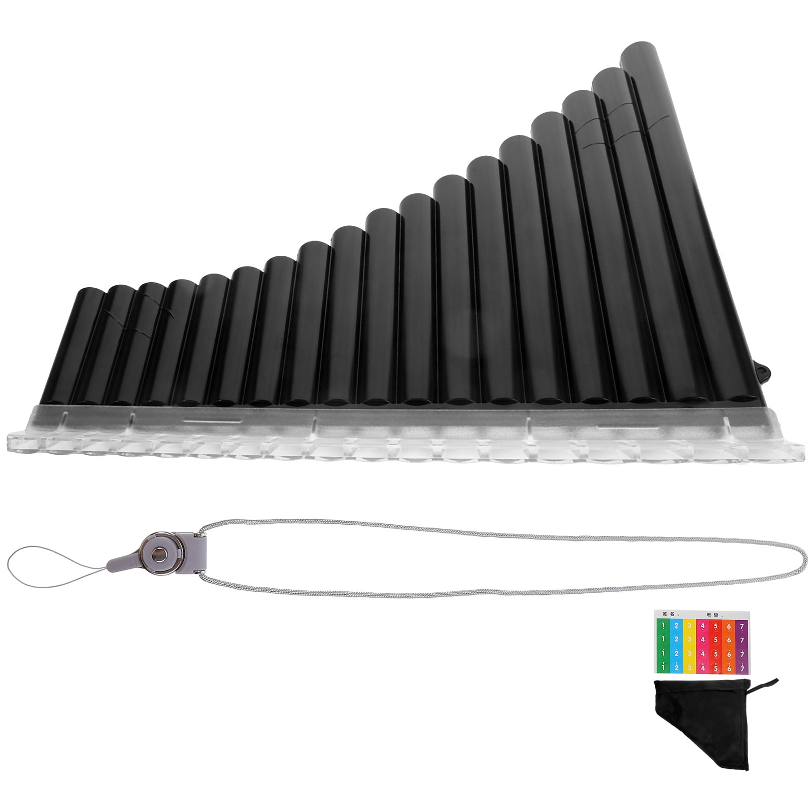 HOMEMAXS 2pcs Professional 18- C Key Pan Practice Use Pan Flute for ...