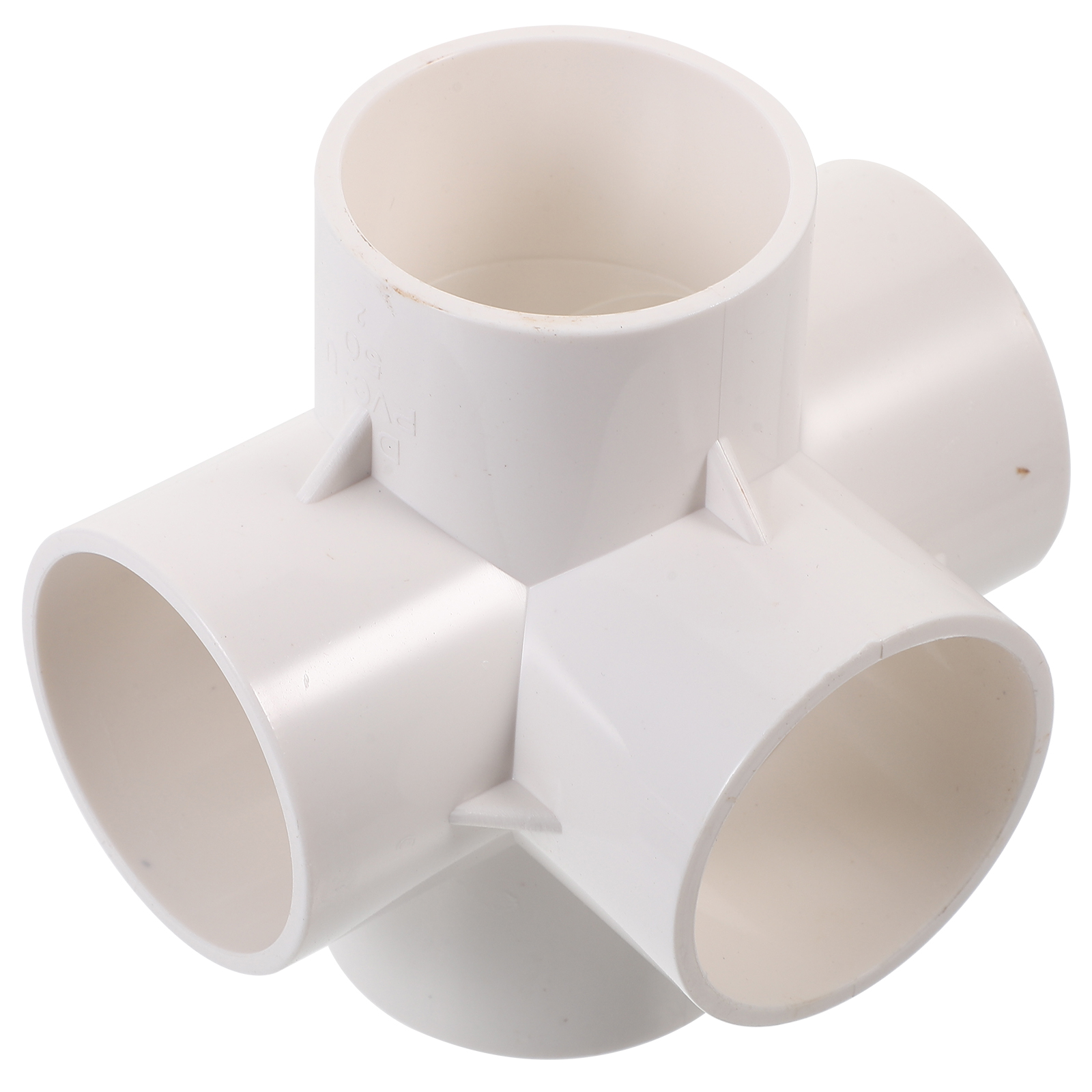 HOMEMAXS 2pcs Pvc Fitting Elbow Fitting Connector 1-1/2 5 Way Pvc Tee ...