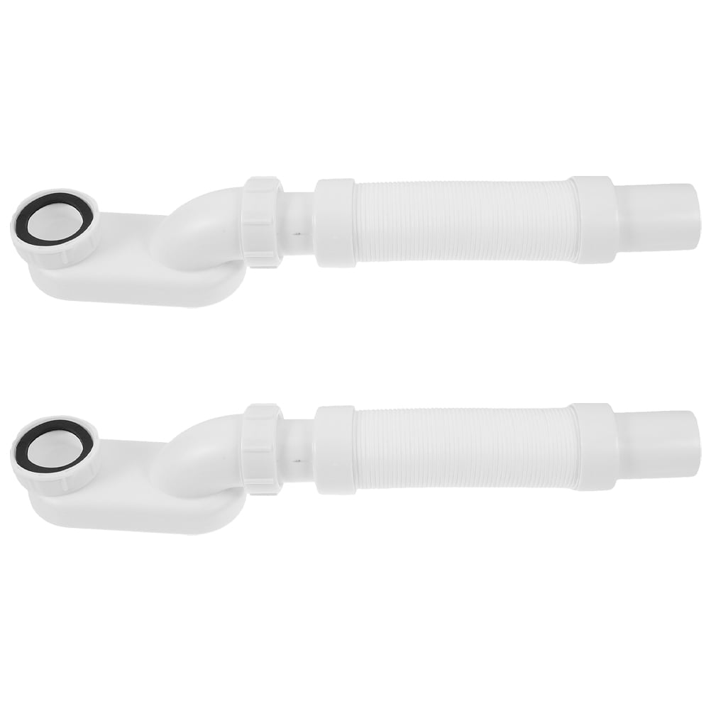 2pcs Flexible Threaded Telescopic Plastic Downspout Extensions for ...