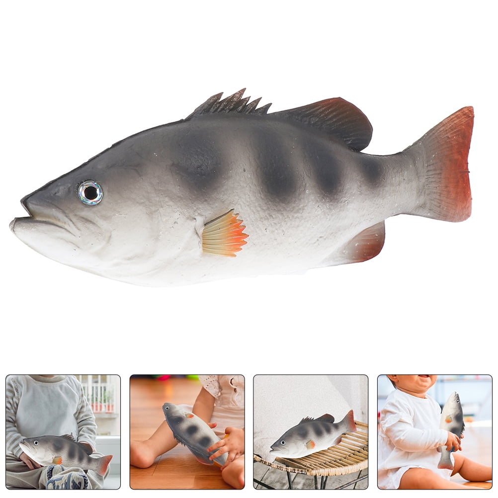 HOMEMAXS 2pcs Realistic Simulation Fish Model PU Simulated Fish Model ...