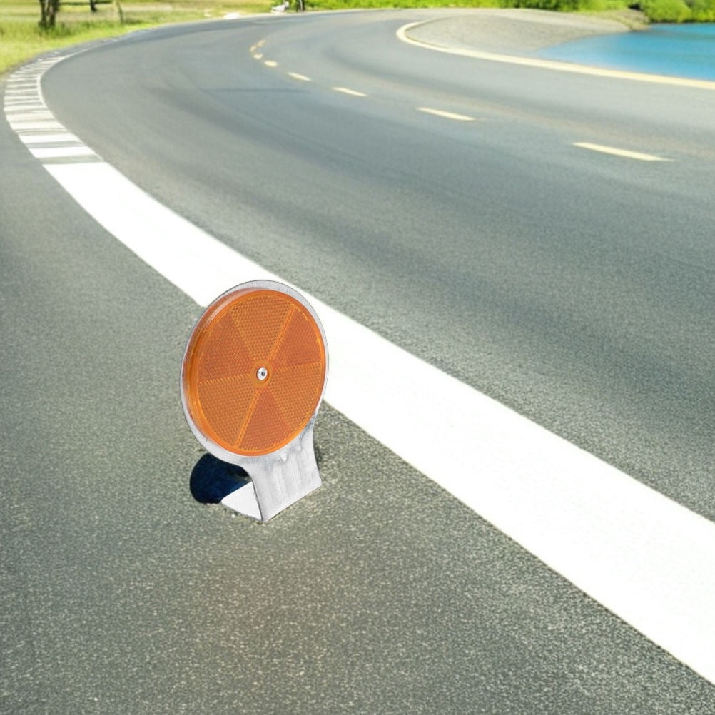 HOMEMAXS 2pcs Reflective Driveway Markers For Road Safety Plastic ...