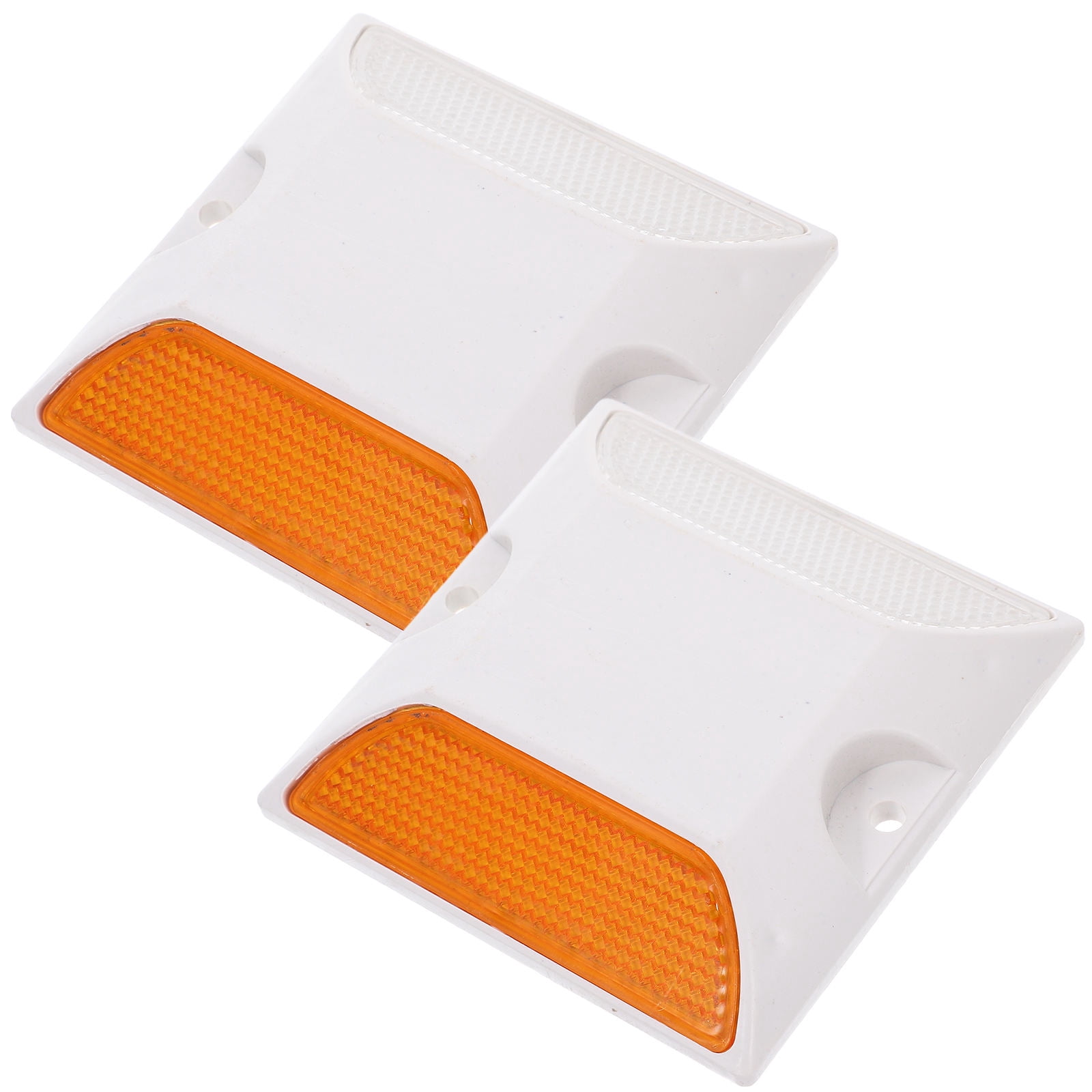 HOMEMAXS 2pcs Reflective Road Driveway Reflector Highway Reflective ...