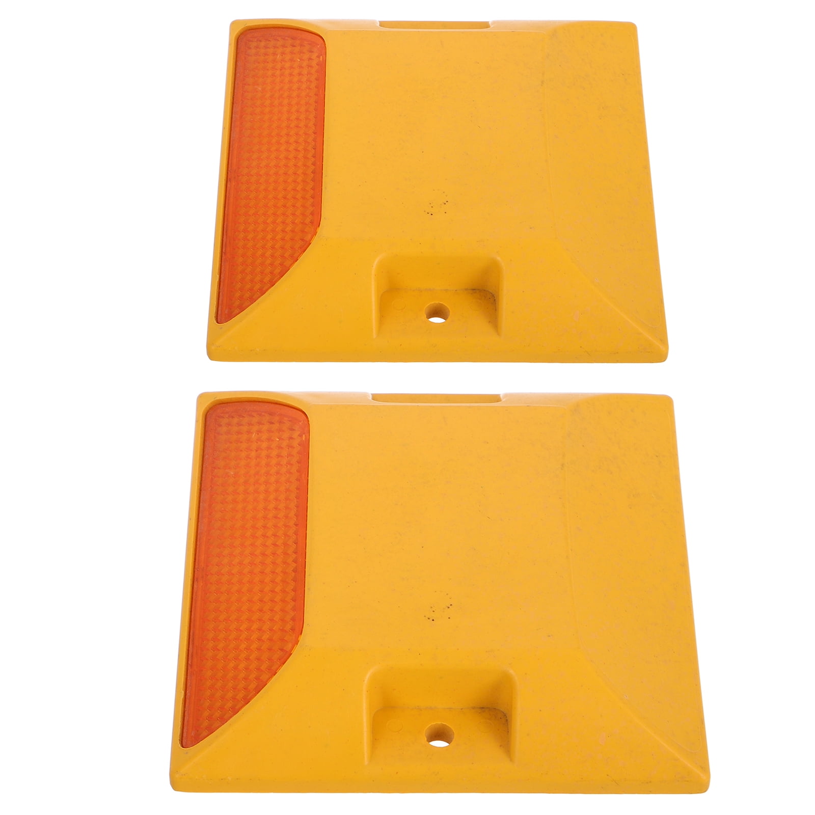 HOMEMAXS 2pcs Reflective Road Studs Traffic Safety Road Sign Reflectors ...