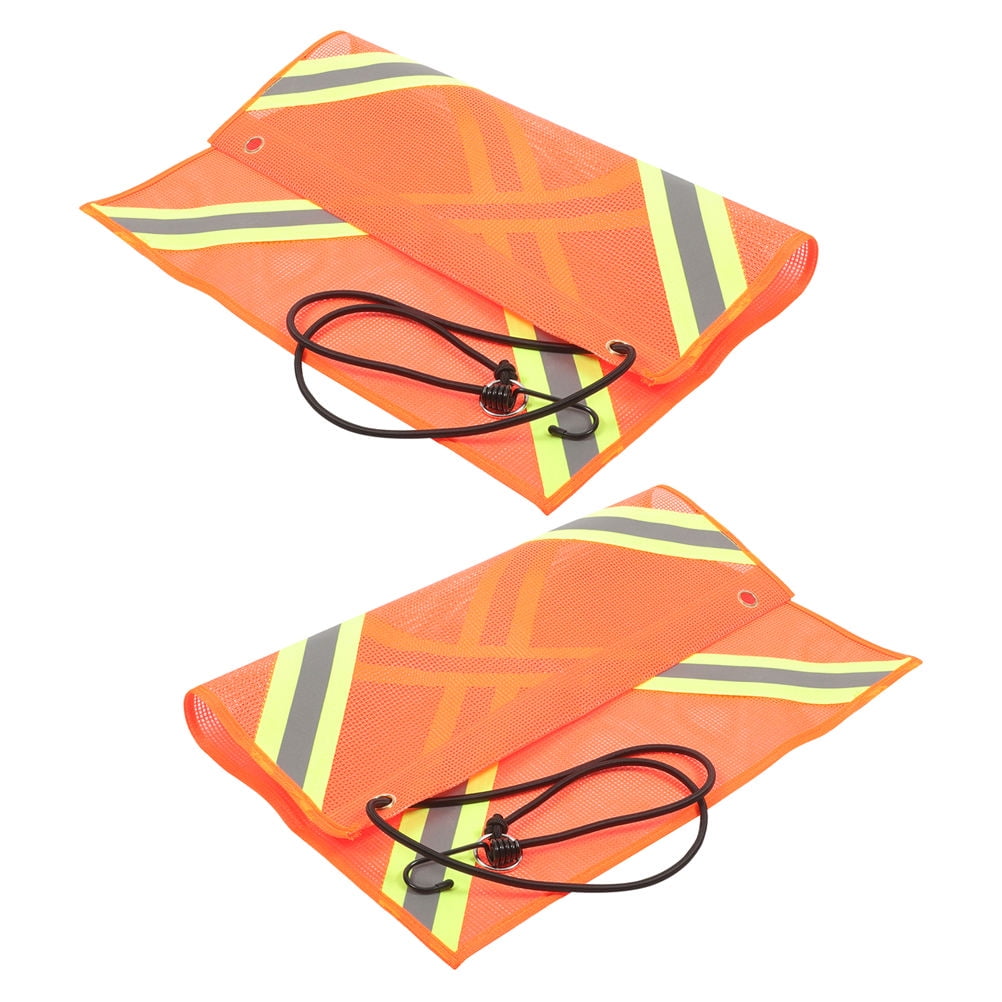 HOMEMAXS 2pcs Reflective Safety Bike Flags Signal Flags Reflective ...