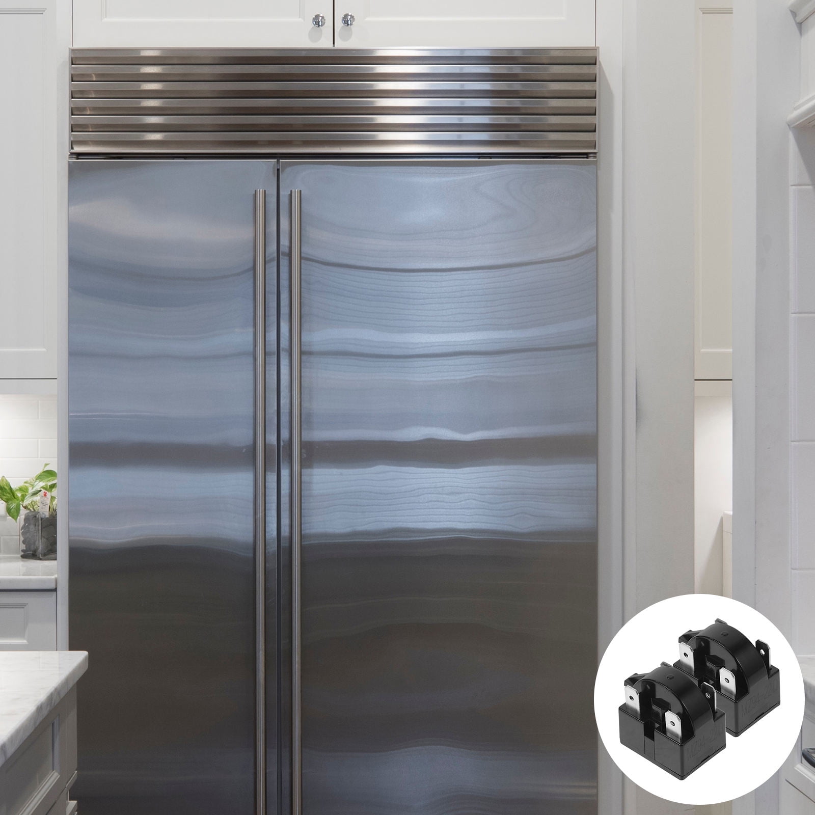 HOMEMAXS 2pcs Refrigerator Overload Protectors Freezer Compressor ...
