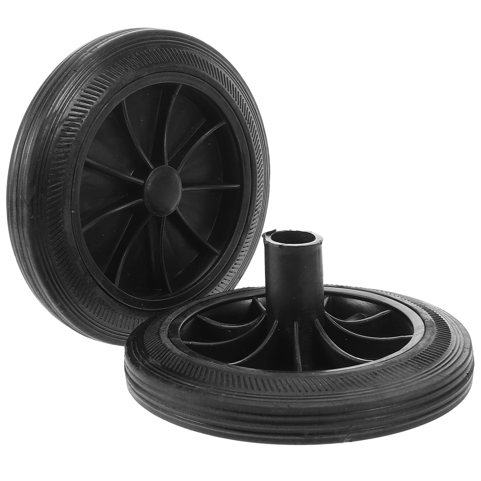 HOMEMAXS 2pcs Replacement Garbage Can Wheels Trash Container Wheel ...
