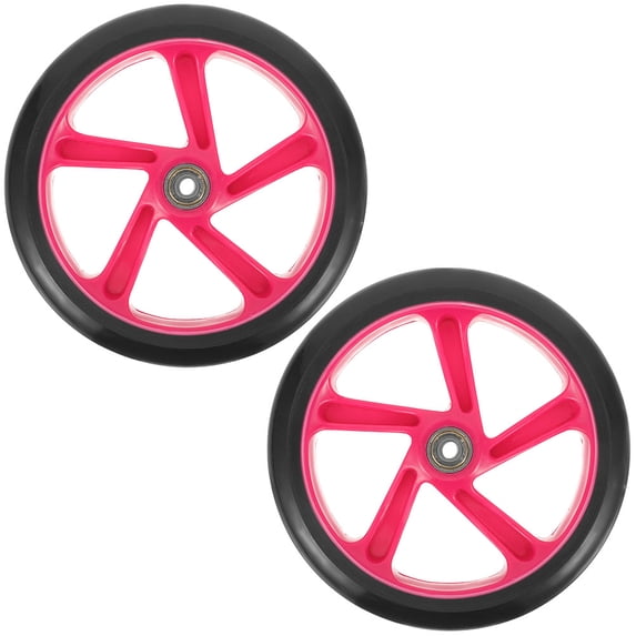 HOMEMAXS 2pcs Replacement Scooter Wheels Mute Wheels Easy Installation ...