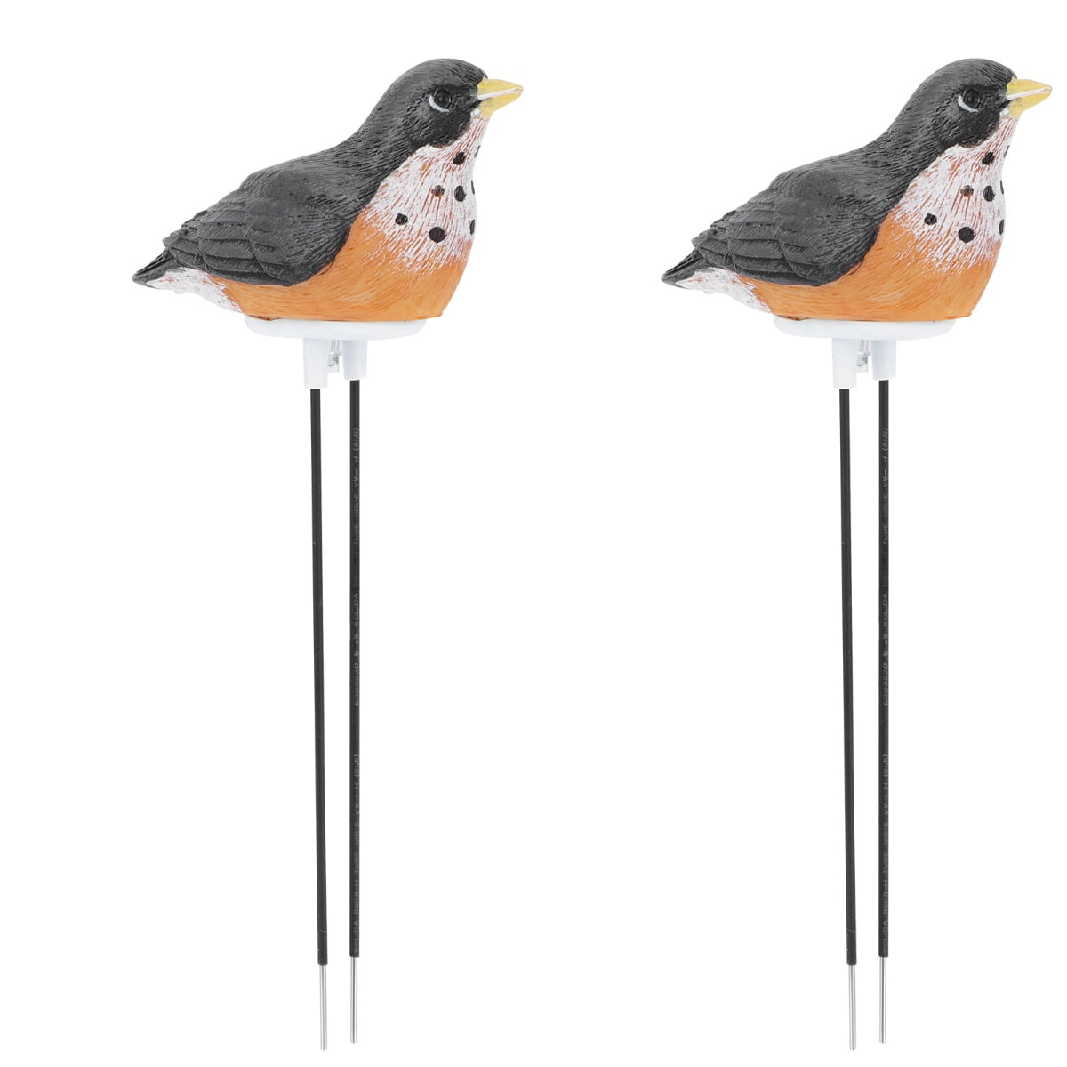 HOMEMAXS 2pcs Resin Bird Plant Potted Soil Moisture Sensor, Pot ...