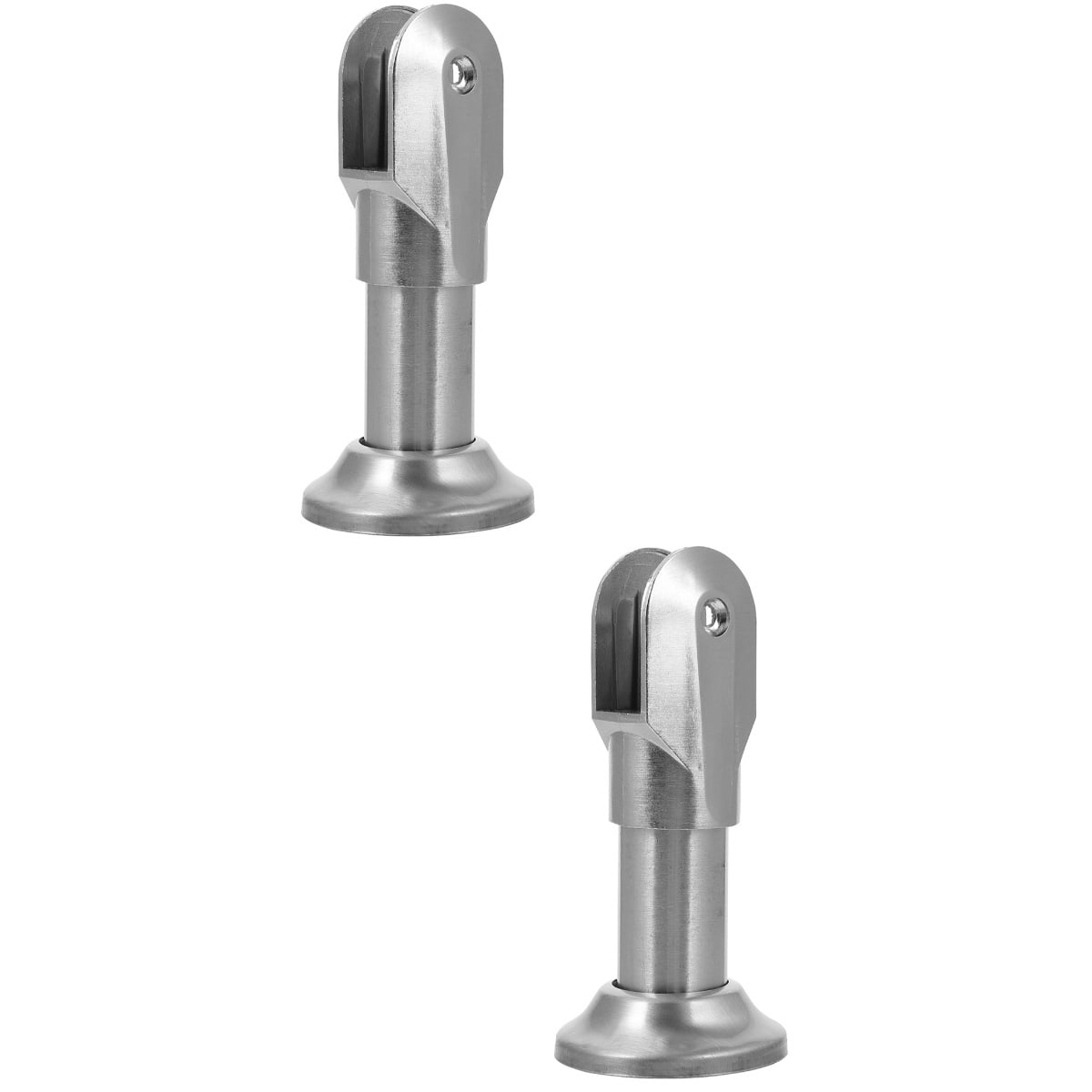 HOMEMAXS 2pcs Restroom Partition Foot Accessory Stainless Steel ...