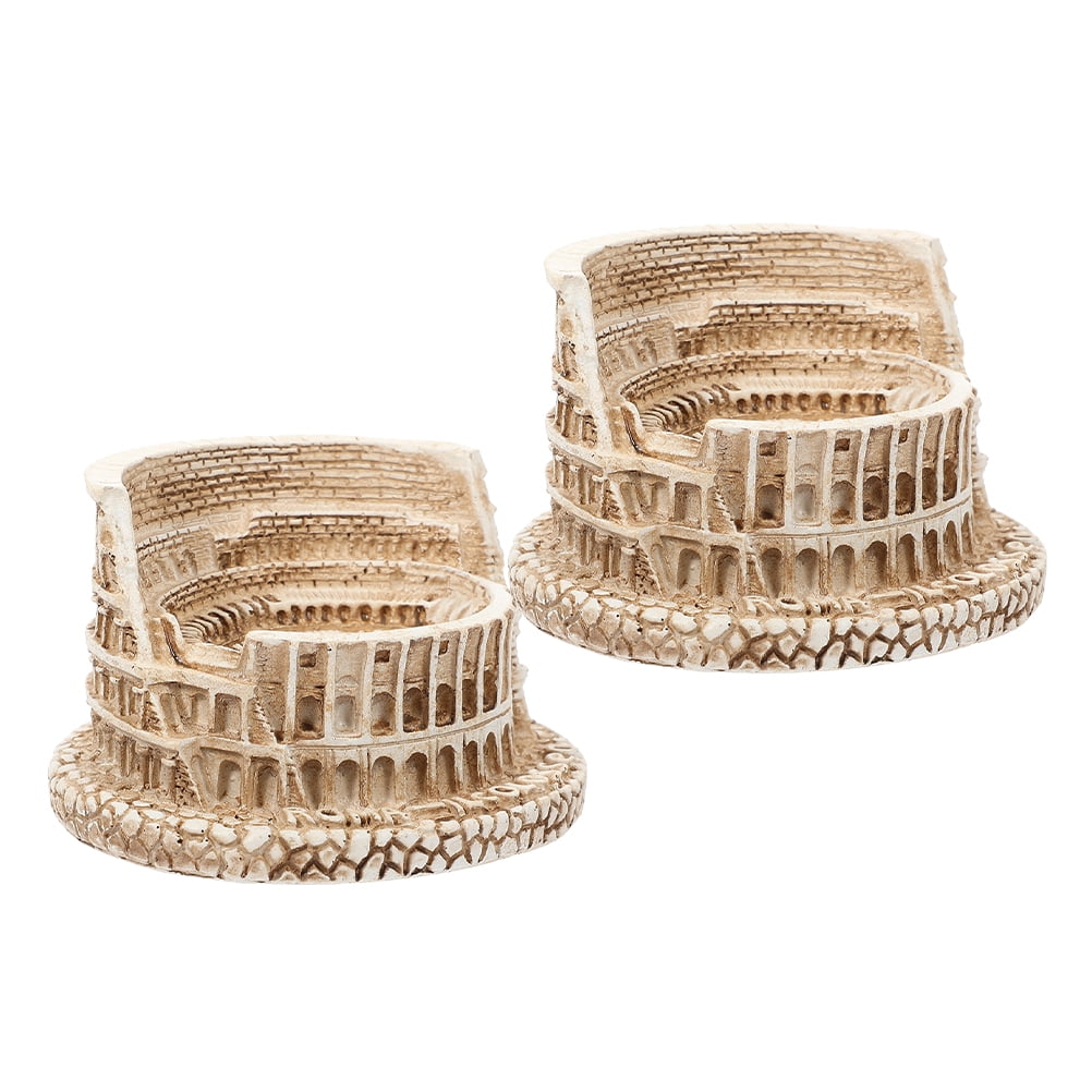 HOMEMAXS 2pcs Roman Colosseum Italian Souvenirs Colosseum Model Resin ...