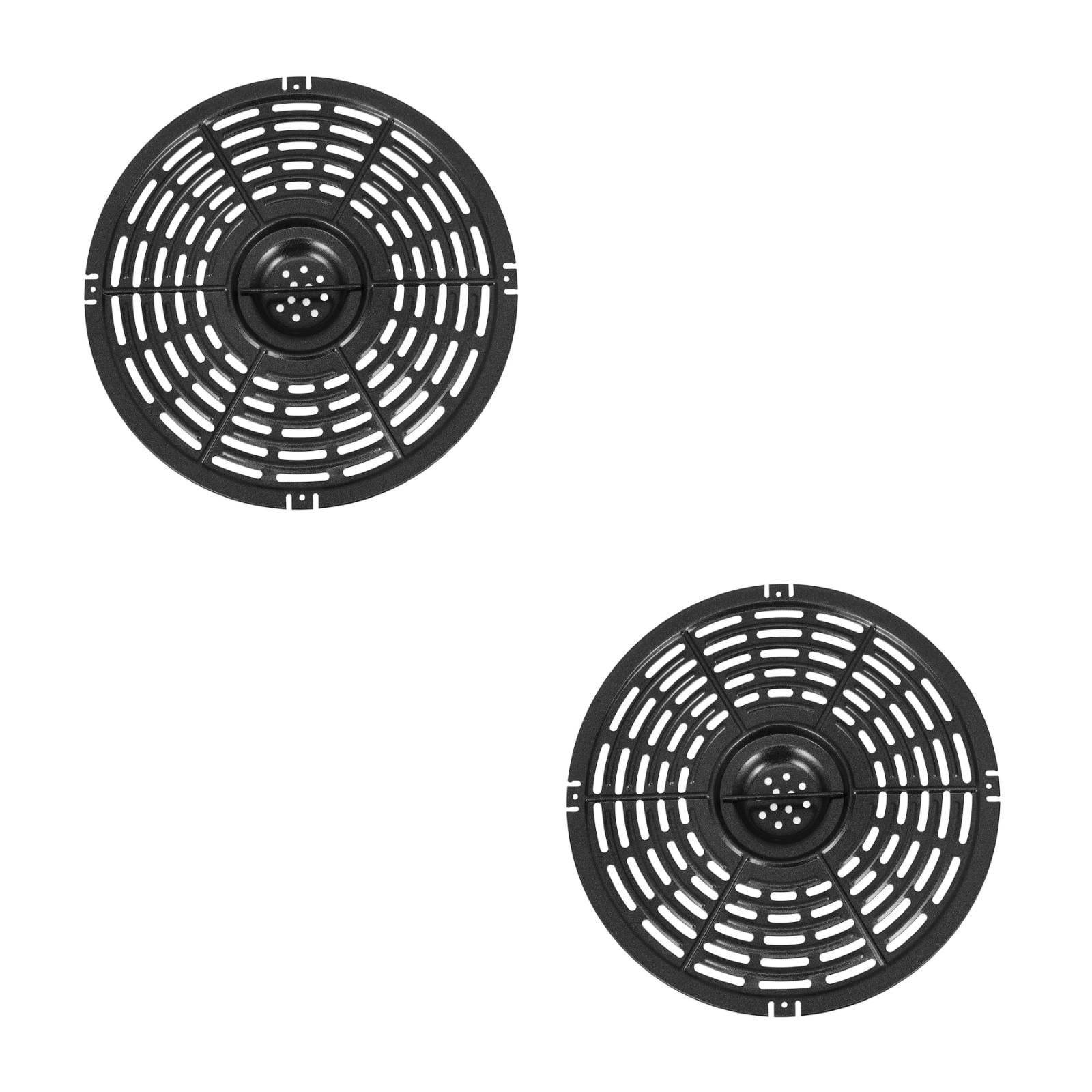 HOMEMAXS 2pcs Round Air Fryer Grill Plate for Air Fryers Nonstick Air ...