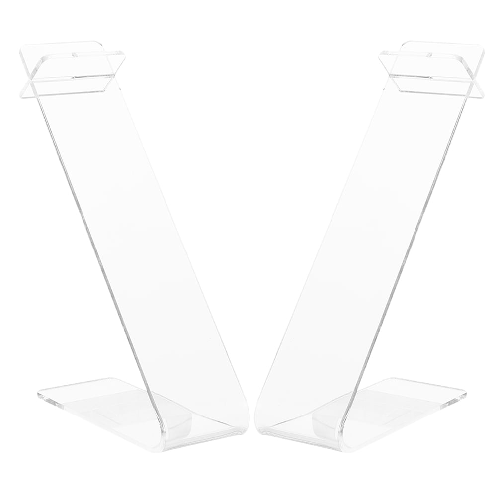 HOMEMAXS 2pcs Shoe Display Rack Shoe Stand Acrylic Shoe Rack ...