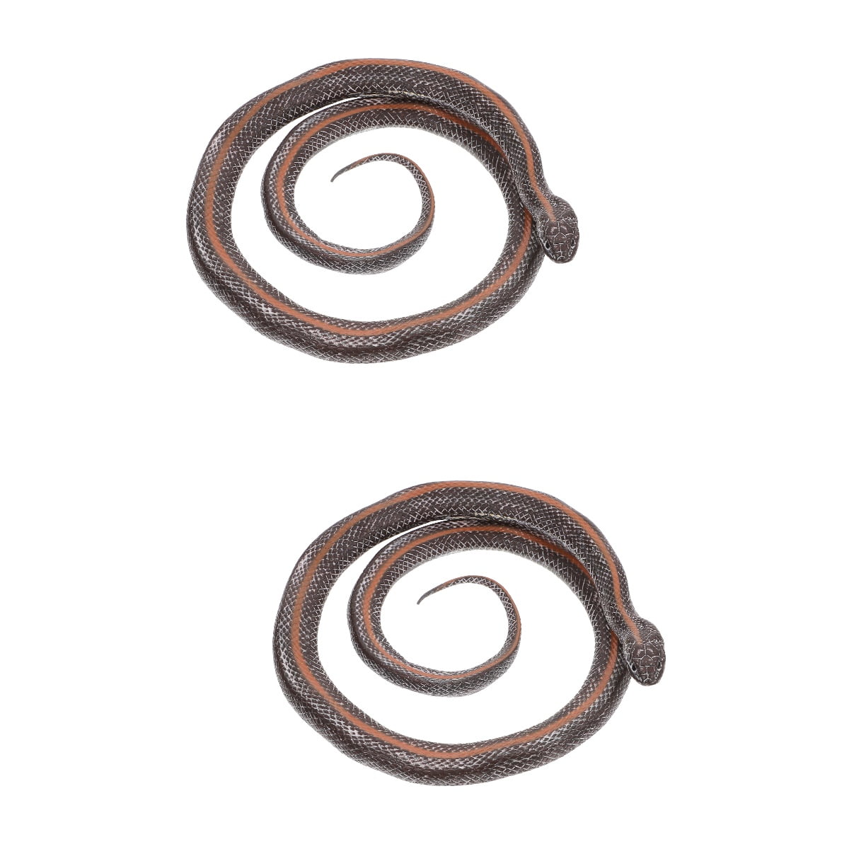 2pcs Simulated Snake Prop Lifelike Snake Toy Realistic Snake Figurine ...