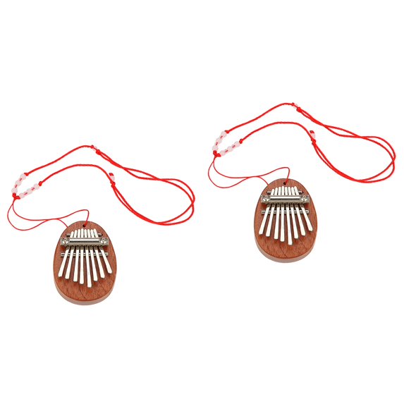 HOMEMAXS 2pcs Small Kalimba Wood Kalimba Portable Kalimba Beginner ...