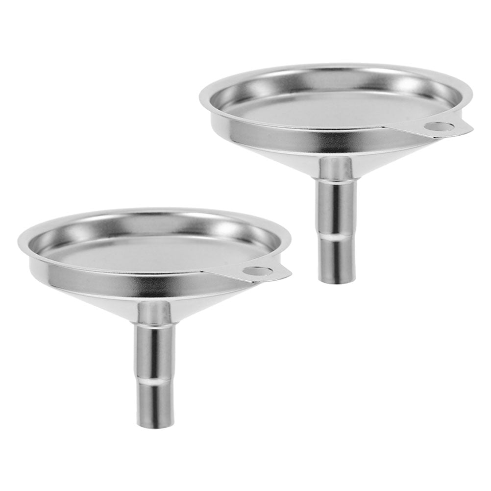 HOMEMAXS 2pcs Small Metal Funnels For Cooking And Crafting Stainless ...