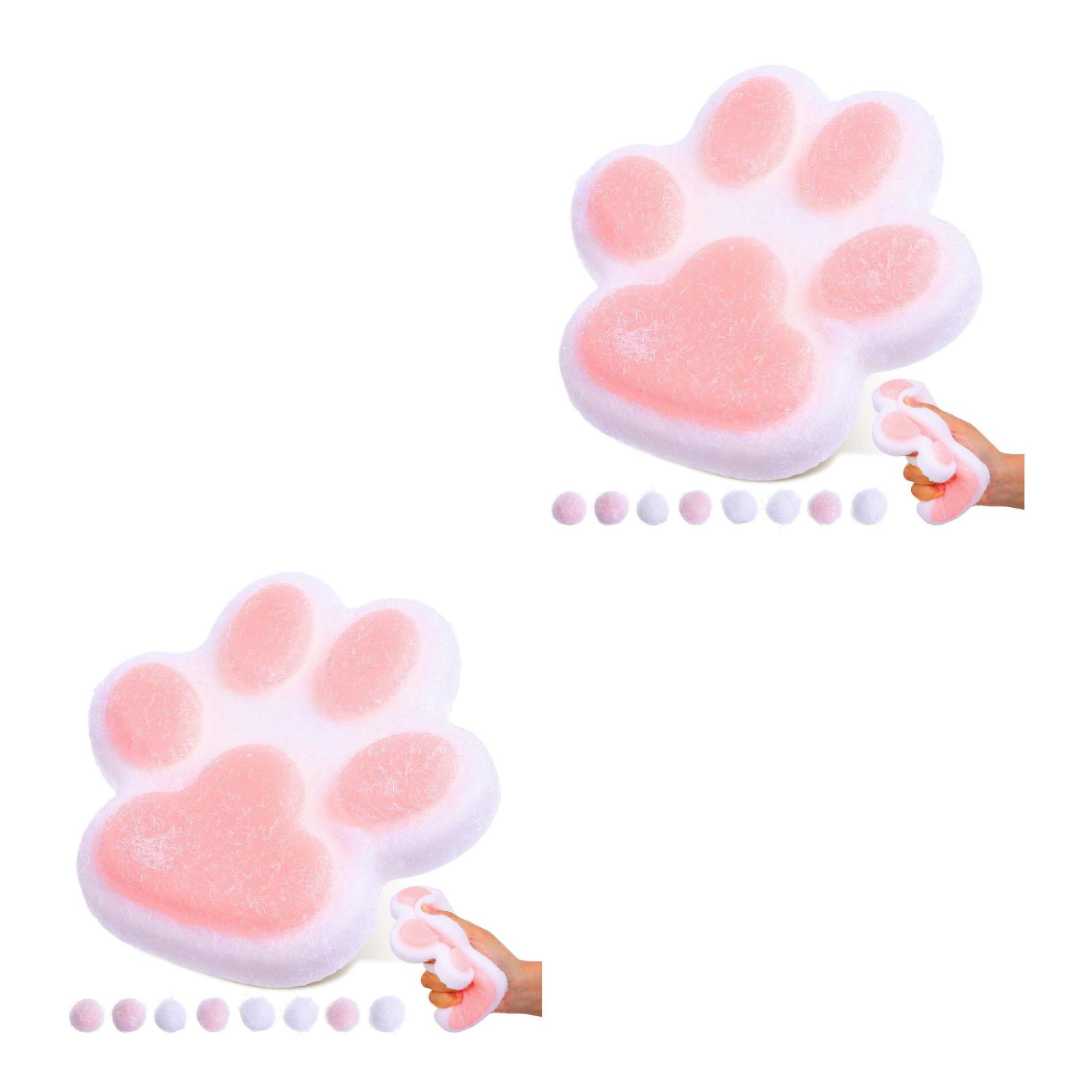 HOMEMAXS 2pcs Squishy Toy Large Paw Shaped Squishy Kids Squeezable Paw ...