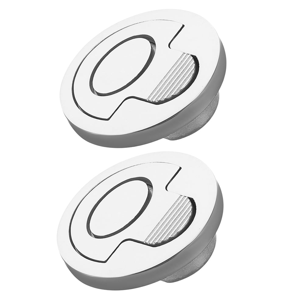 2pcs Stainless Steel Flush Pull Latch Recessed Boat Hatch Handle Marine ...