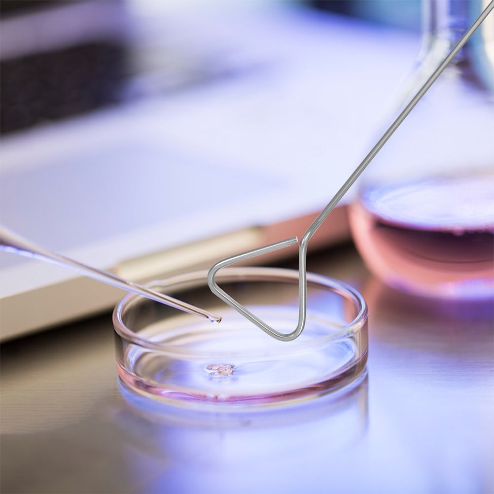 HOMEMAXS 2pcs Stainless Steel Lab Spreader Cell Spreader Tool Petri ...