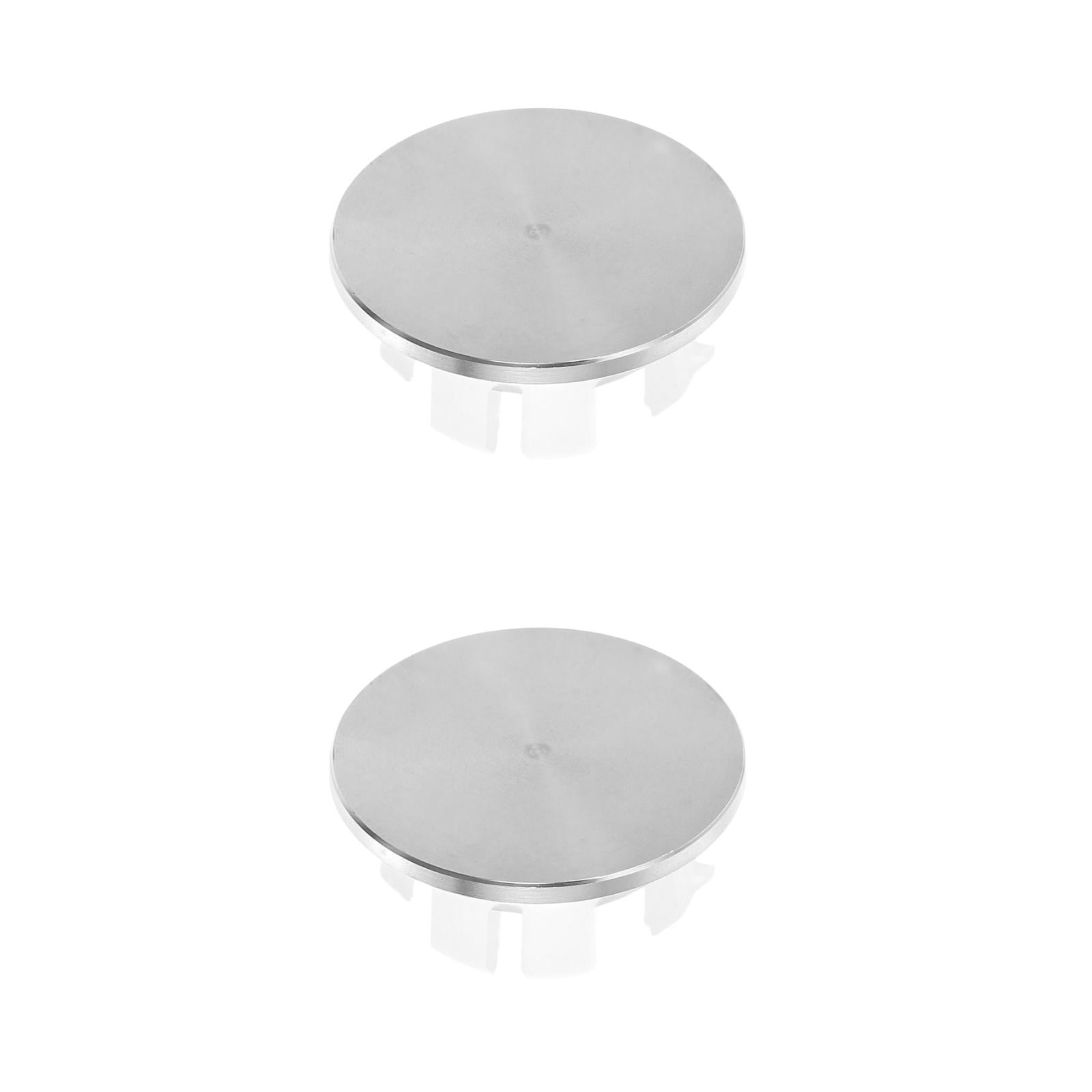 HOMEMAXS 2pcs Stainless Steel Overflow Ring Cover Ceramic Wash Basin ...